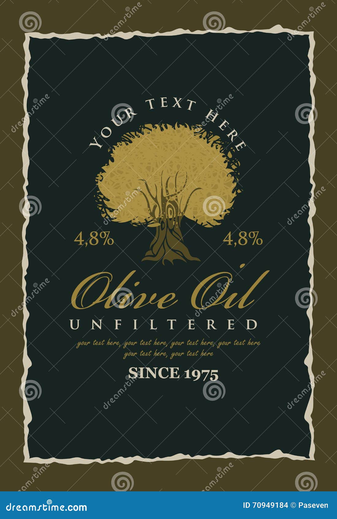 Labels for olive oils stock vector. Illustration of growth - 70949184