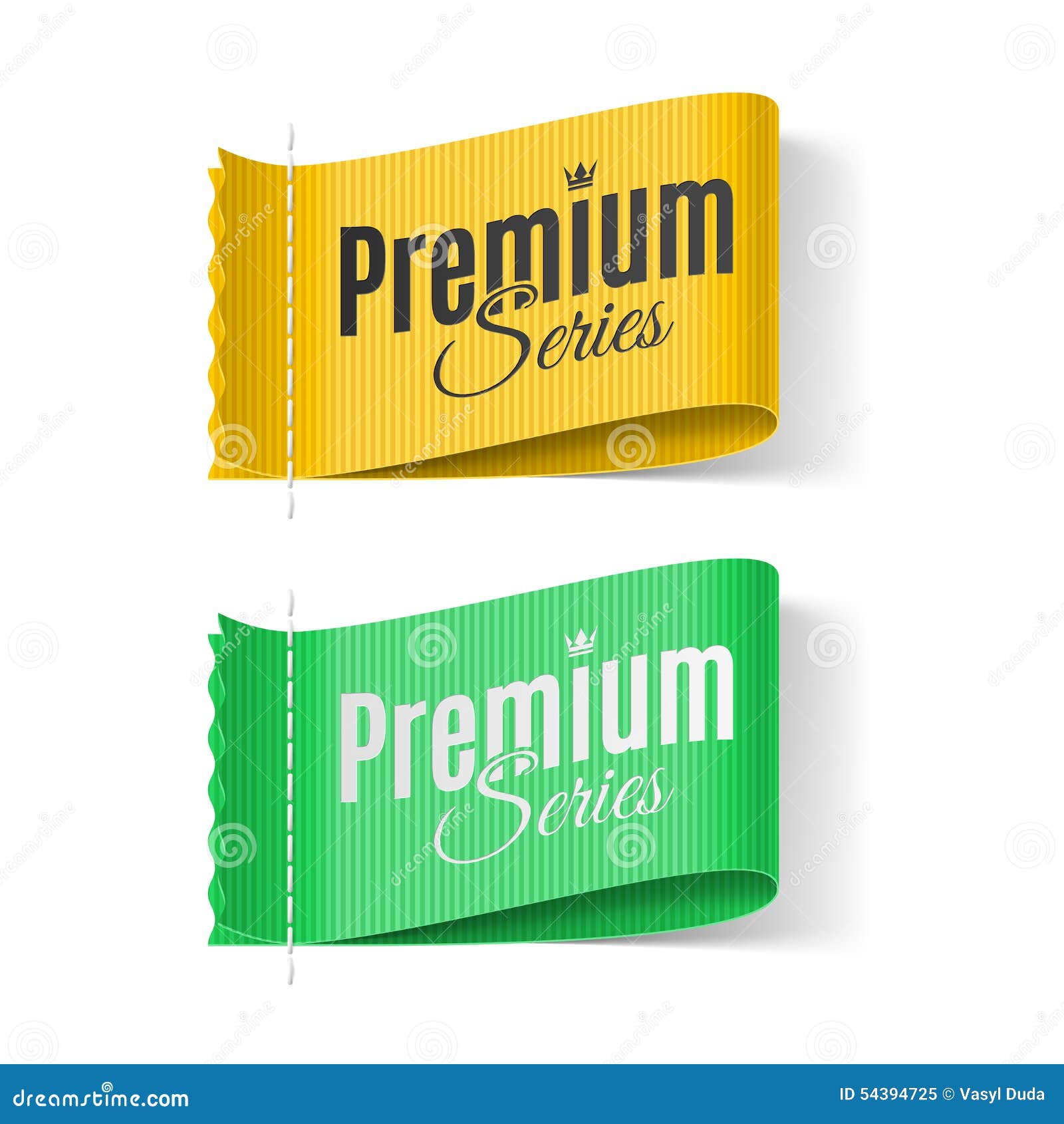 Labels Premium series stock vector. Illustration of modern - 54394725