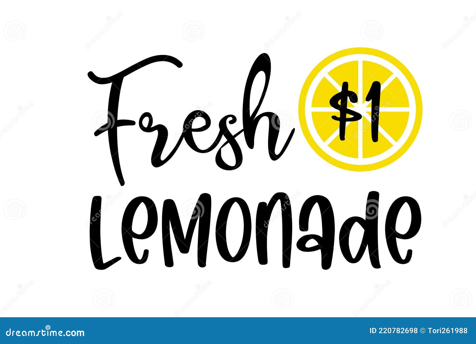 Labels and Signs of Fresh Lemonade with Lemon. Vector Illustrations for ...