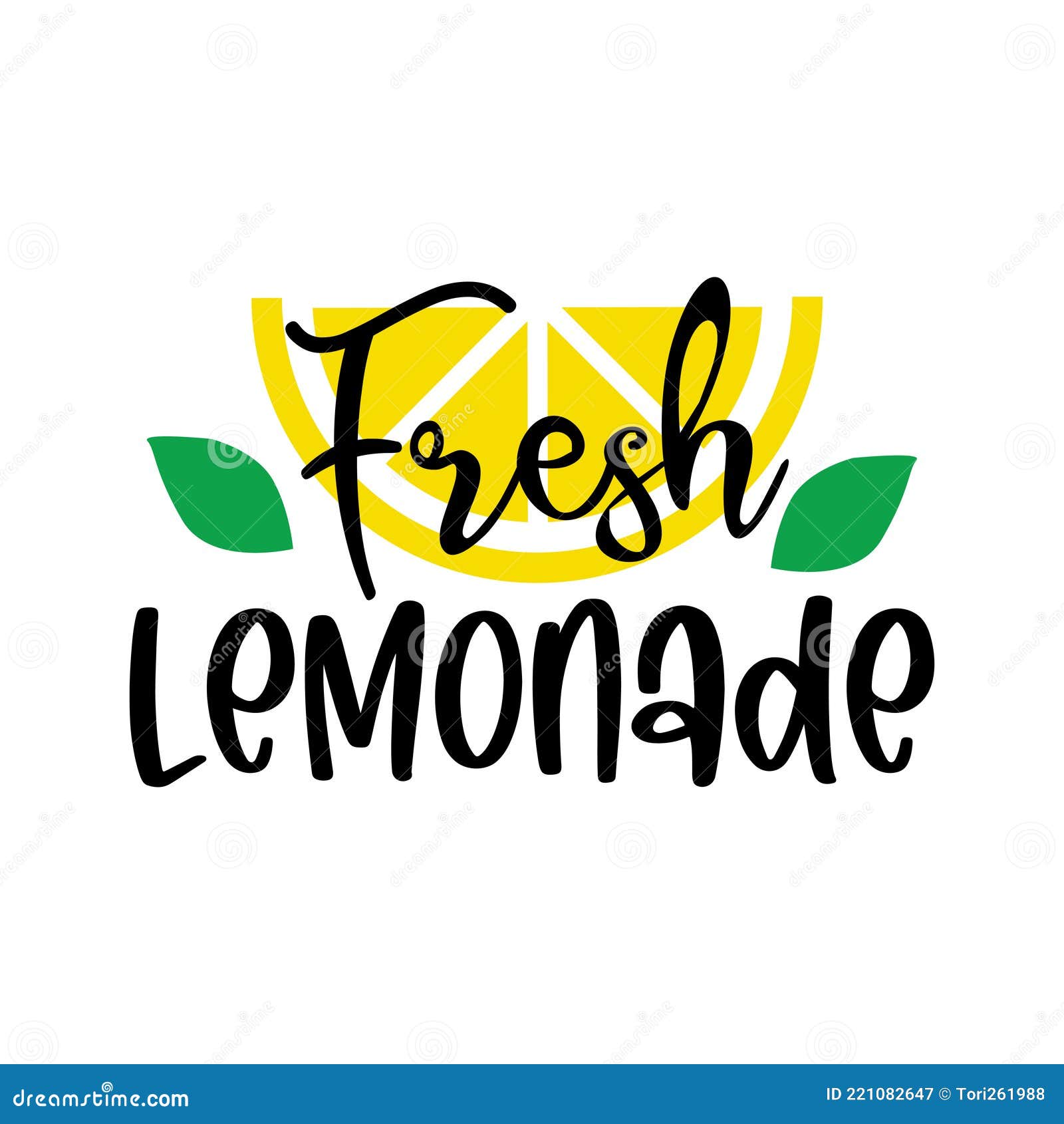 Labels and Signs of Fresh Lemonade with Lemon. Vector Illustrations for ...