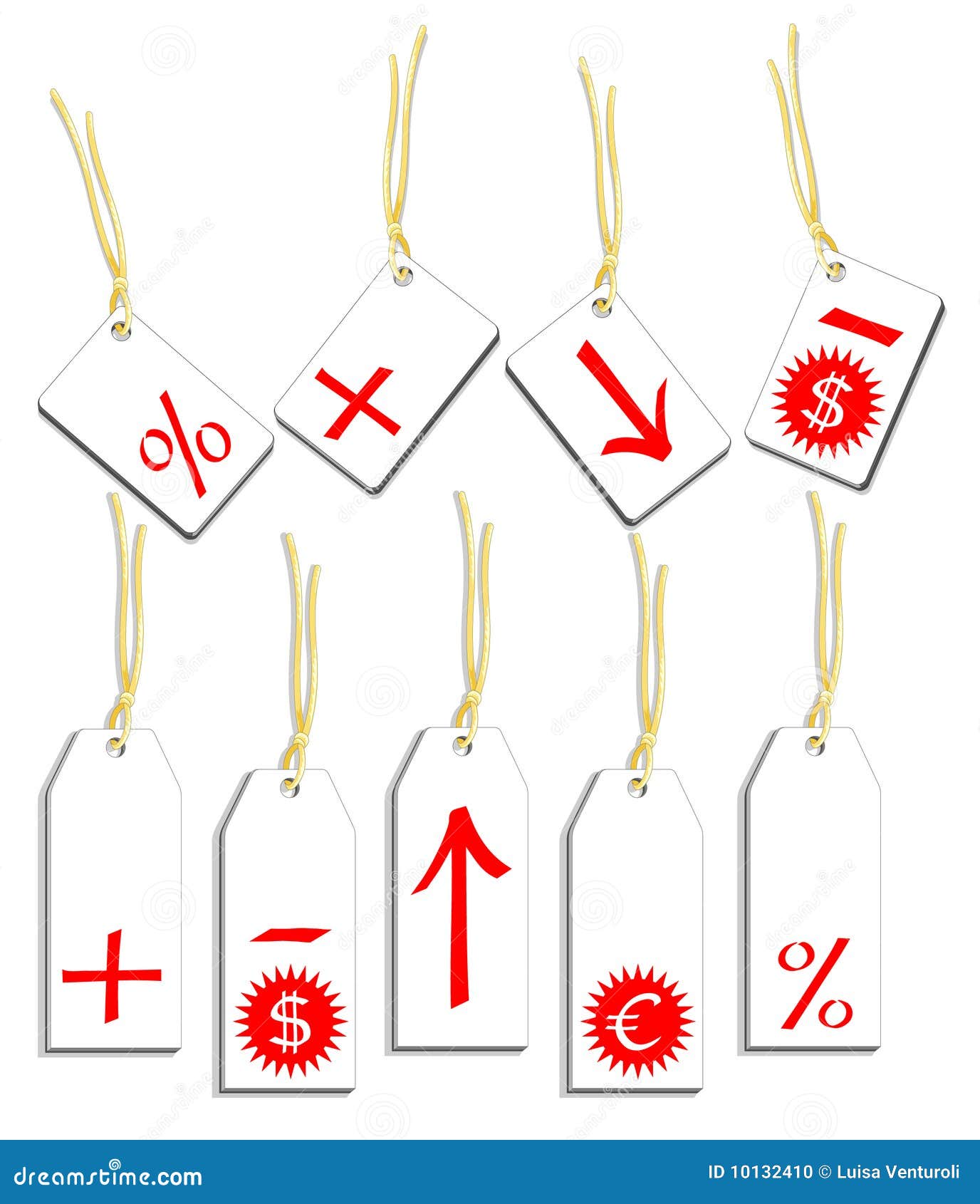 Labels with symbols stock vector. Illustration of addition - 10132410