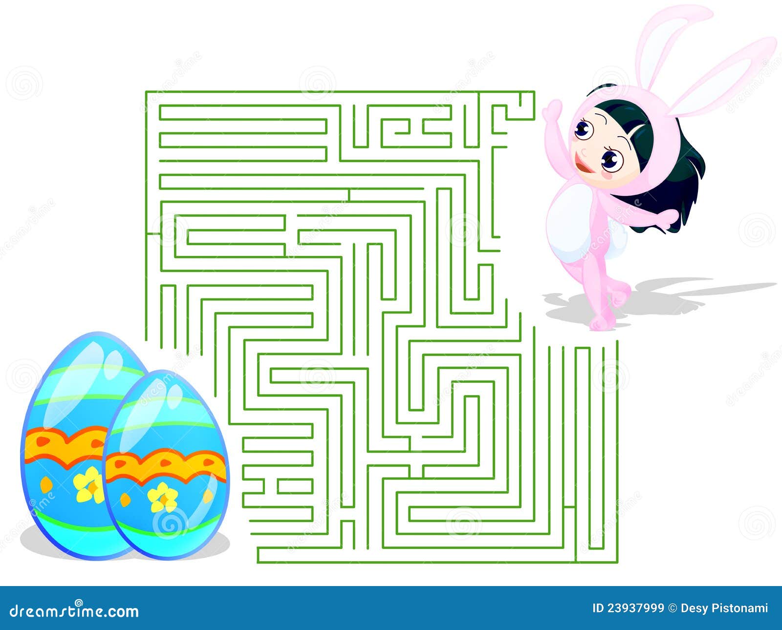 Laberinto de Pascua imagen de archivo. Ilustración de entrada - 23937999