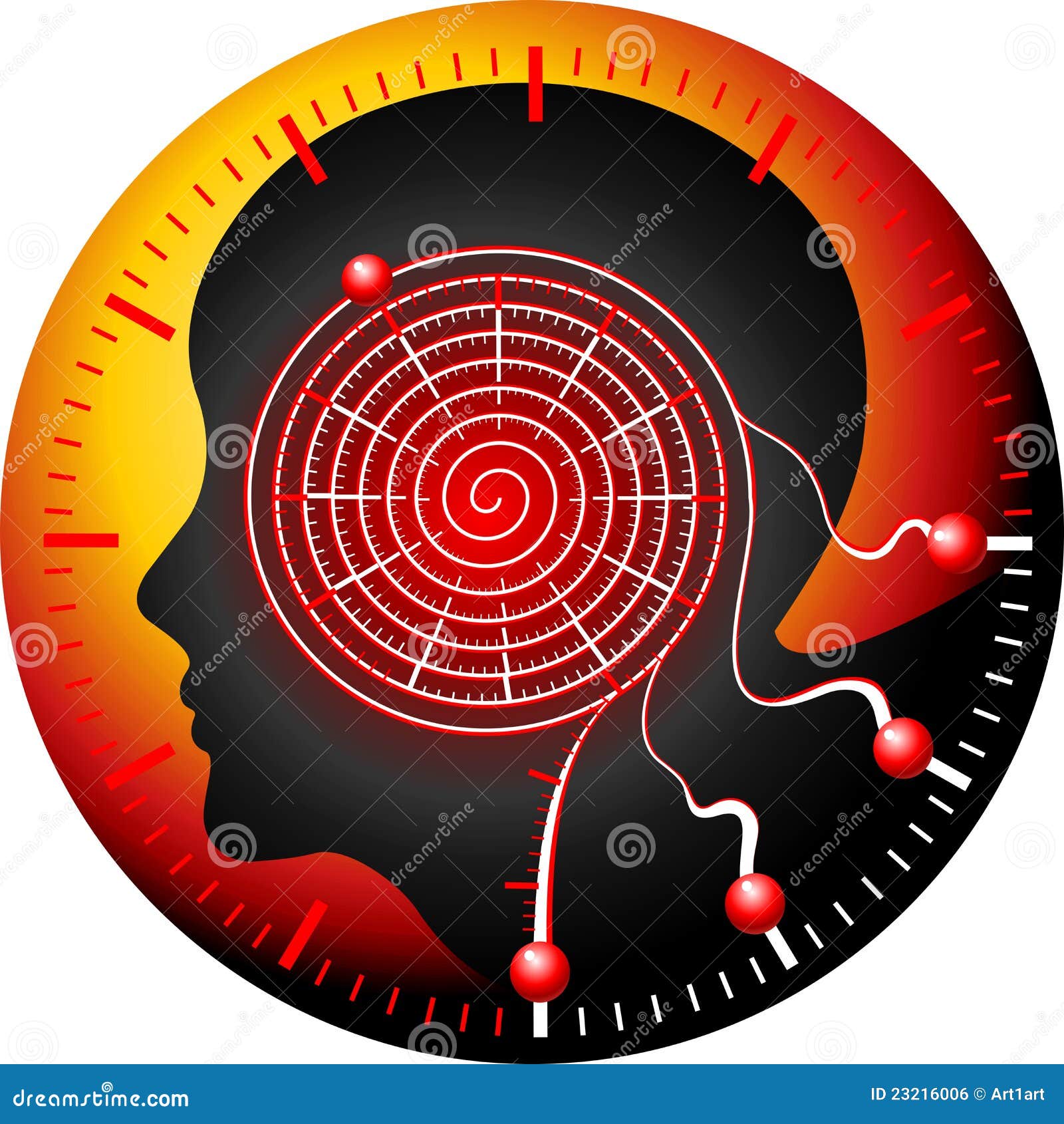 Laberinto del botón stock de ilustración. Ilustración de cierre - 23216006