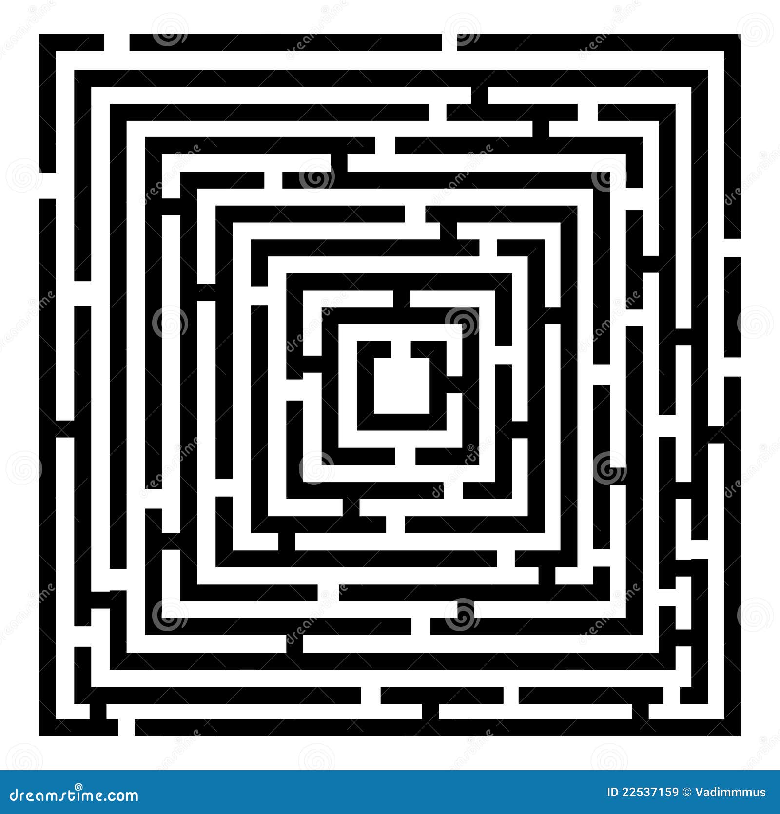 Laberinto del vector ilustración del vector. Ilustración de aprendizaje ...