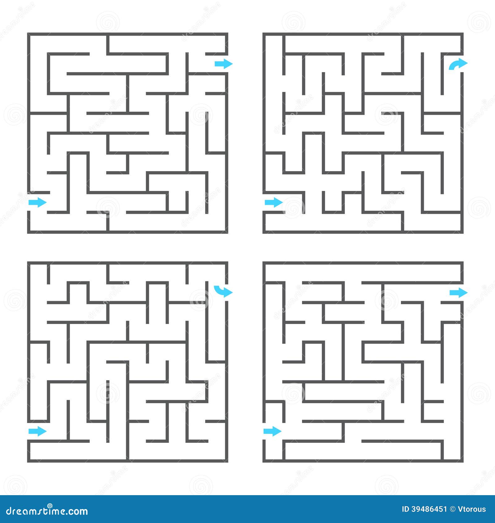 Laberinto del vector ilustración del vector. Ilustración de hallazgo ...