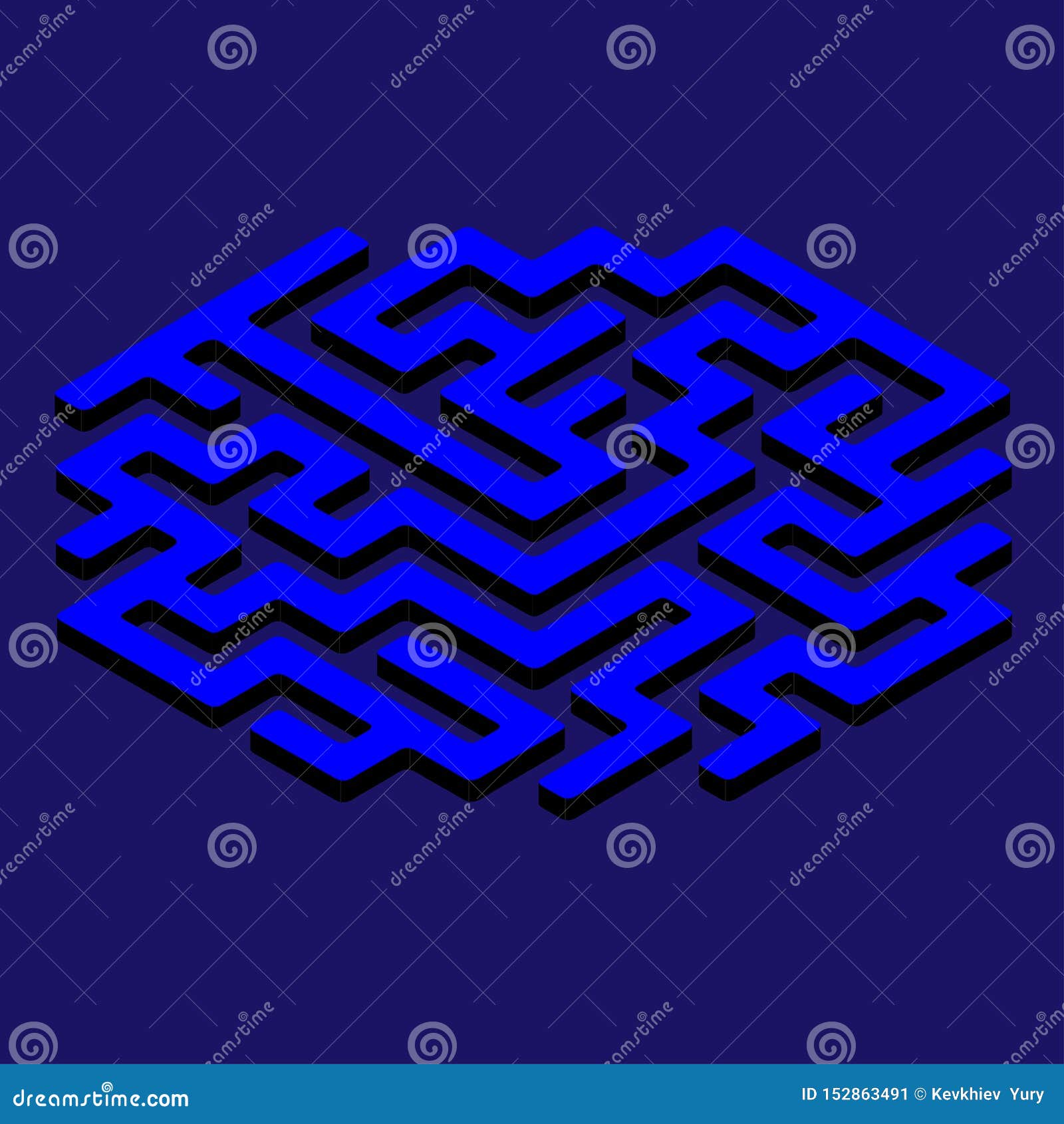 Laberinto Del Vector Ejemplo Del Juego Del Laberinto Ilustración del ...