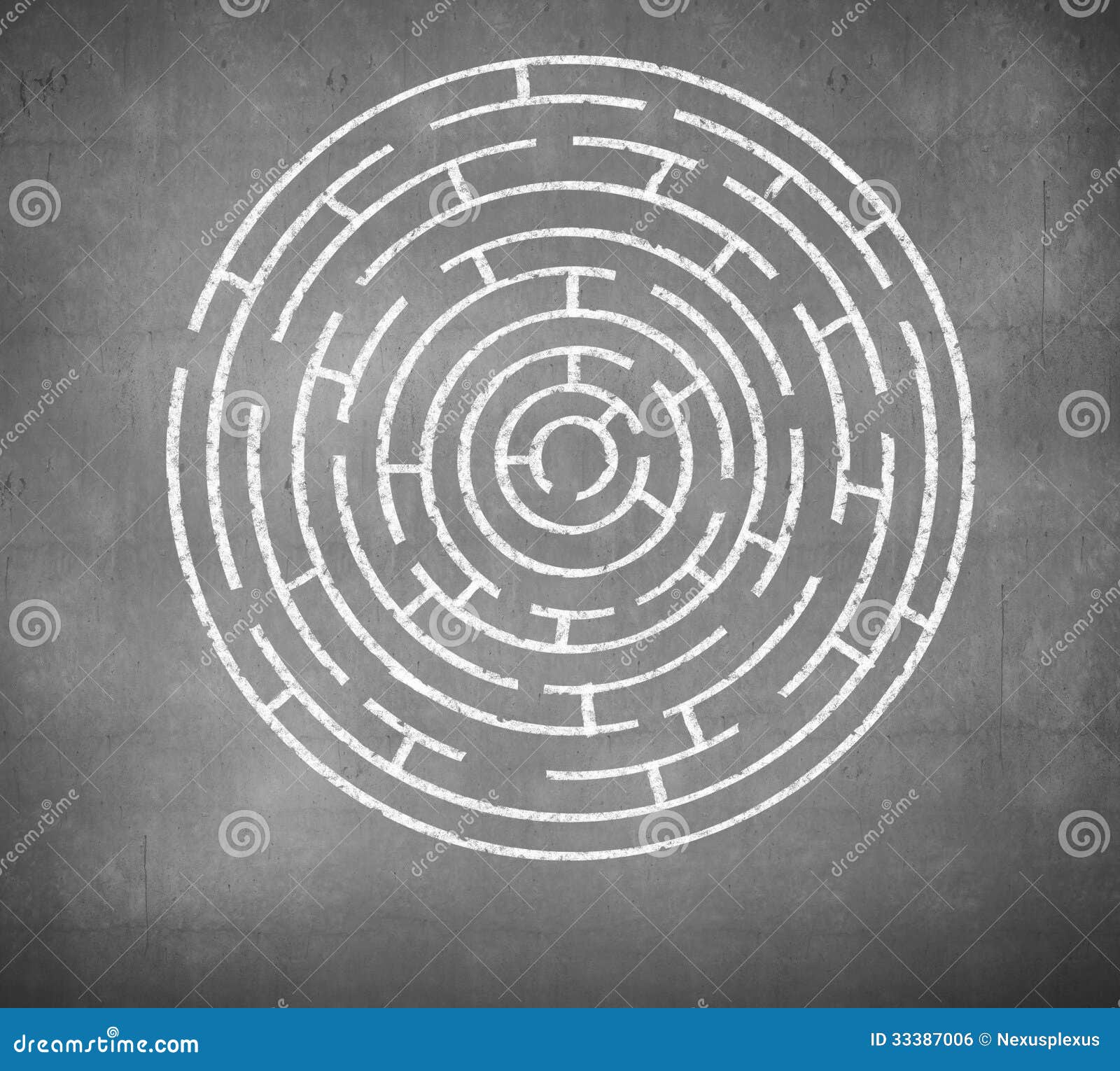 Laberinto redondo foto de archivo. Imagen de mente, rinda - 33387006