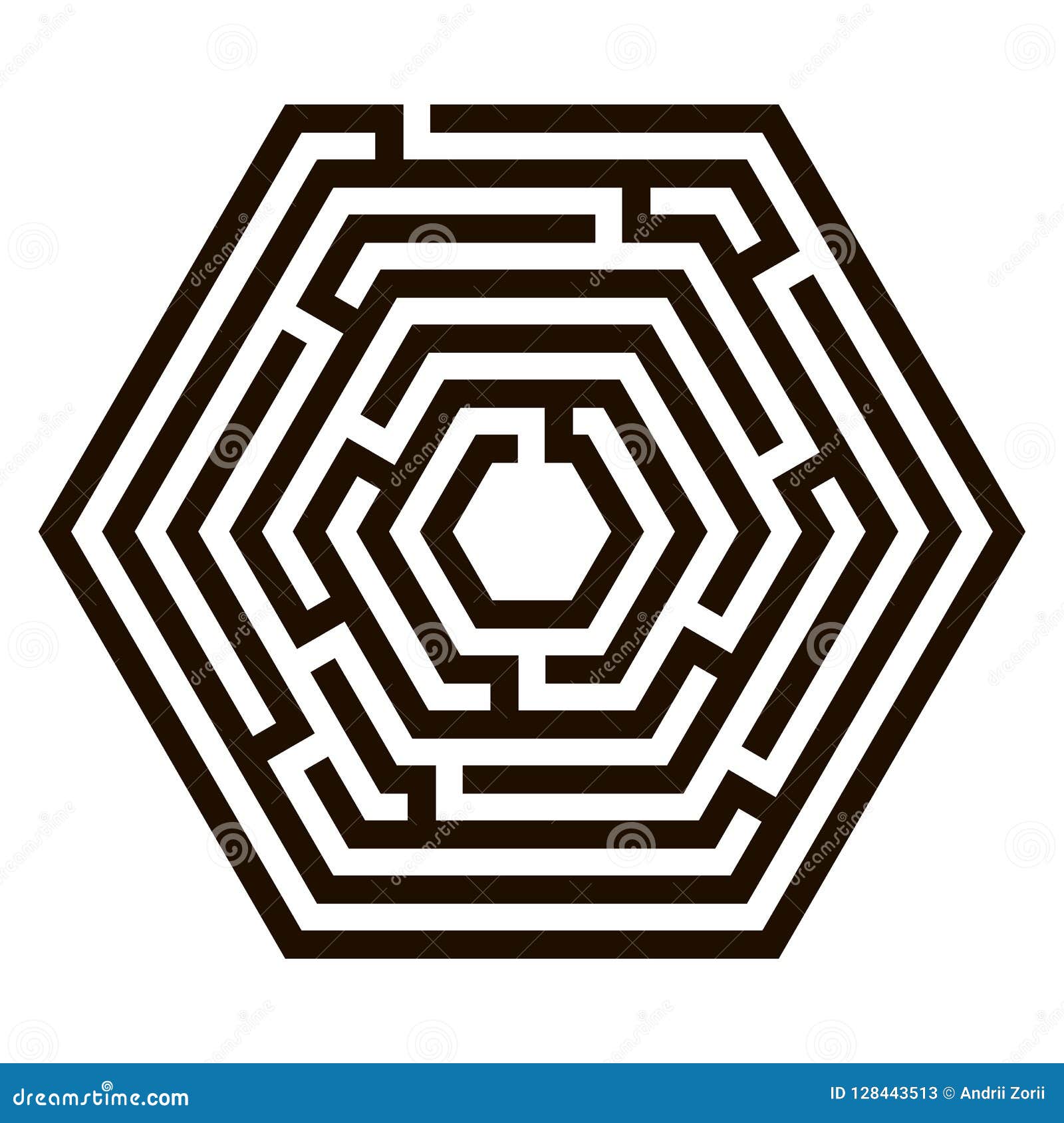 Laberinto Simple Del Vector Ilustración Del Vector Stock de ilustración ...
