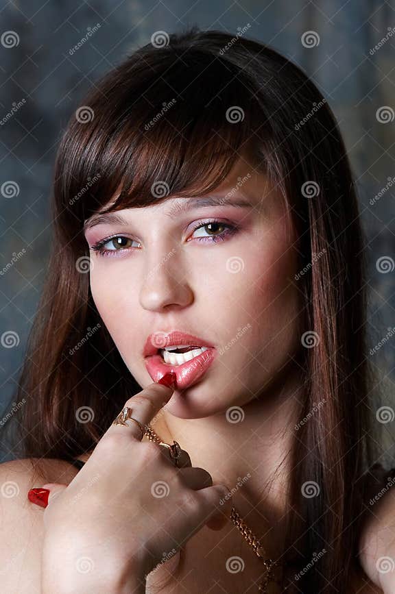 Labios calientes imagen de archivo. Imagen de deseo, boca - 3788477