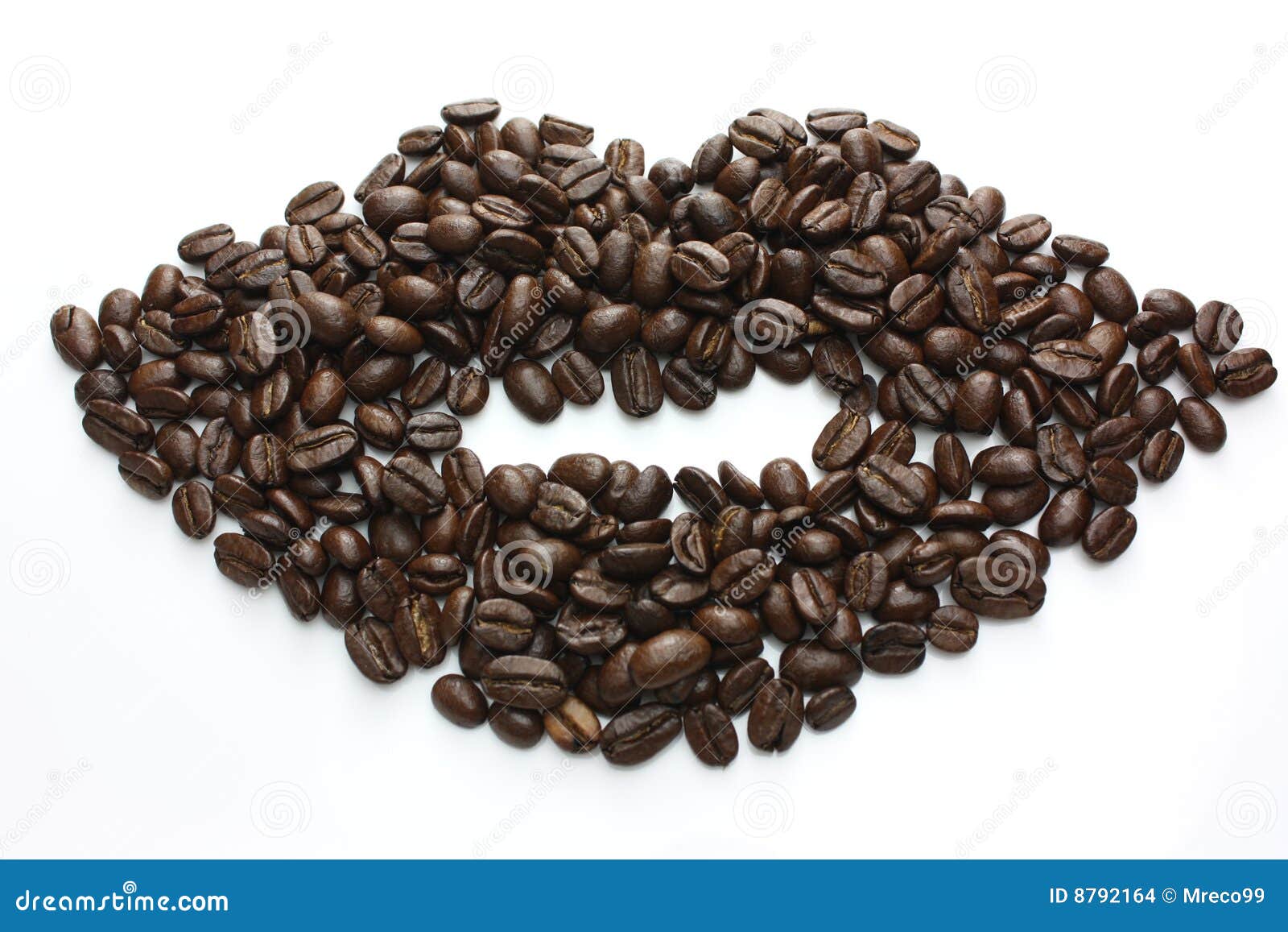 Labios del grano de café foto de archivo. Imagen de habas - 8792164