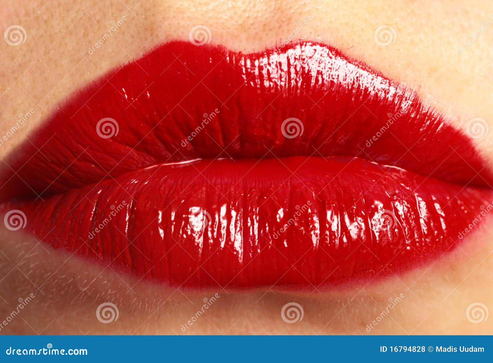 Labios rojos foto de archivo. Imagen de boca, humano - 16794828