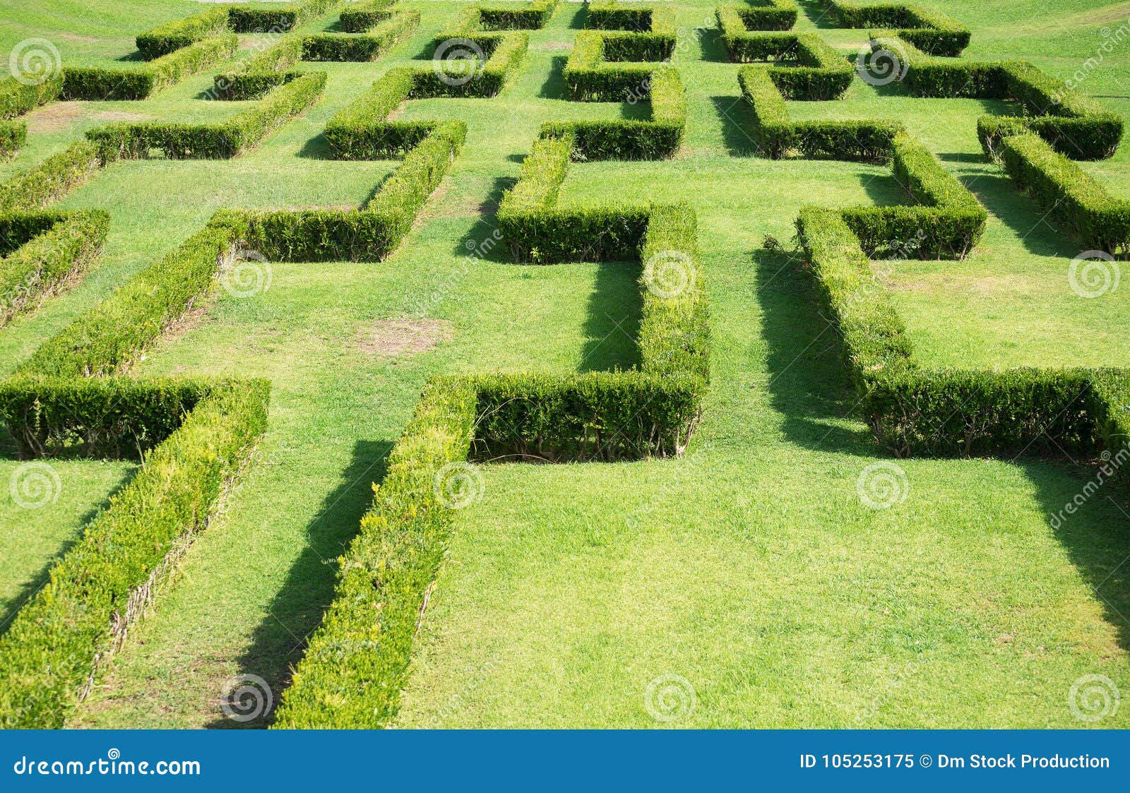 Labirinto immagine stock. Immagine di mistero, difficile - 105253175