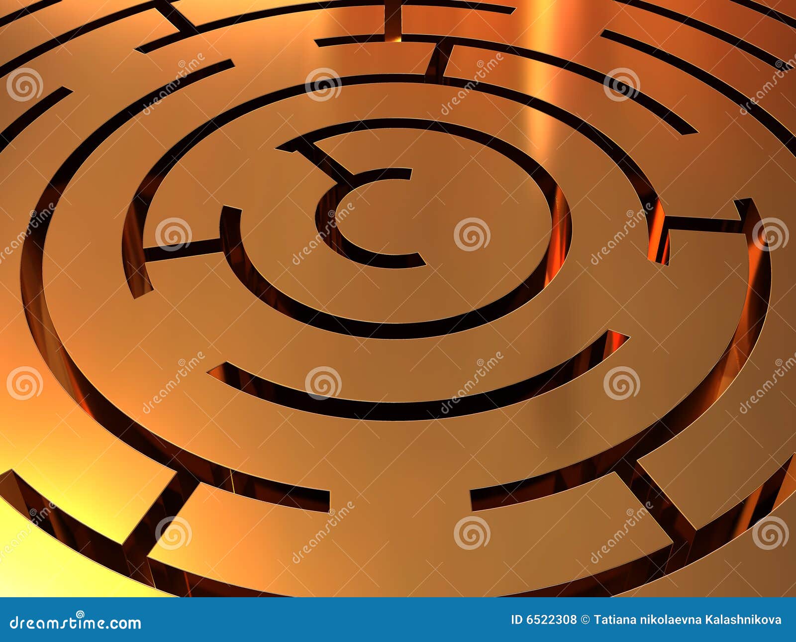 Labirinto ilustração stock. Ilustração de sinal, maneira - 6522308