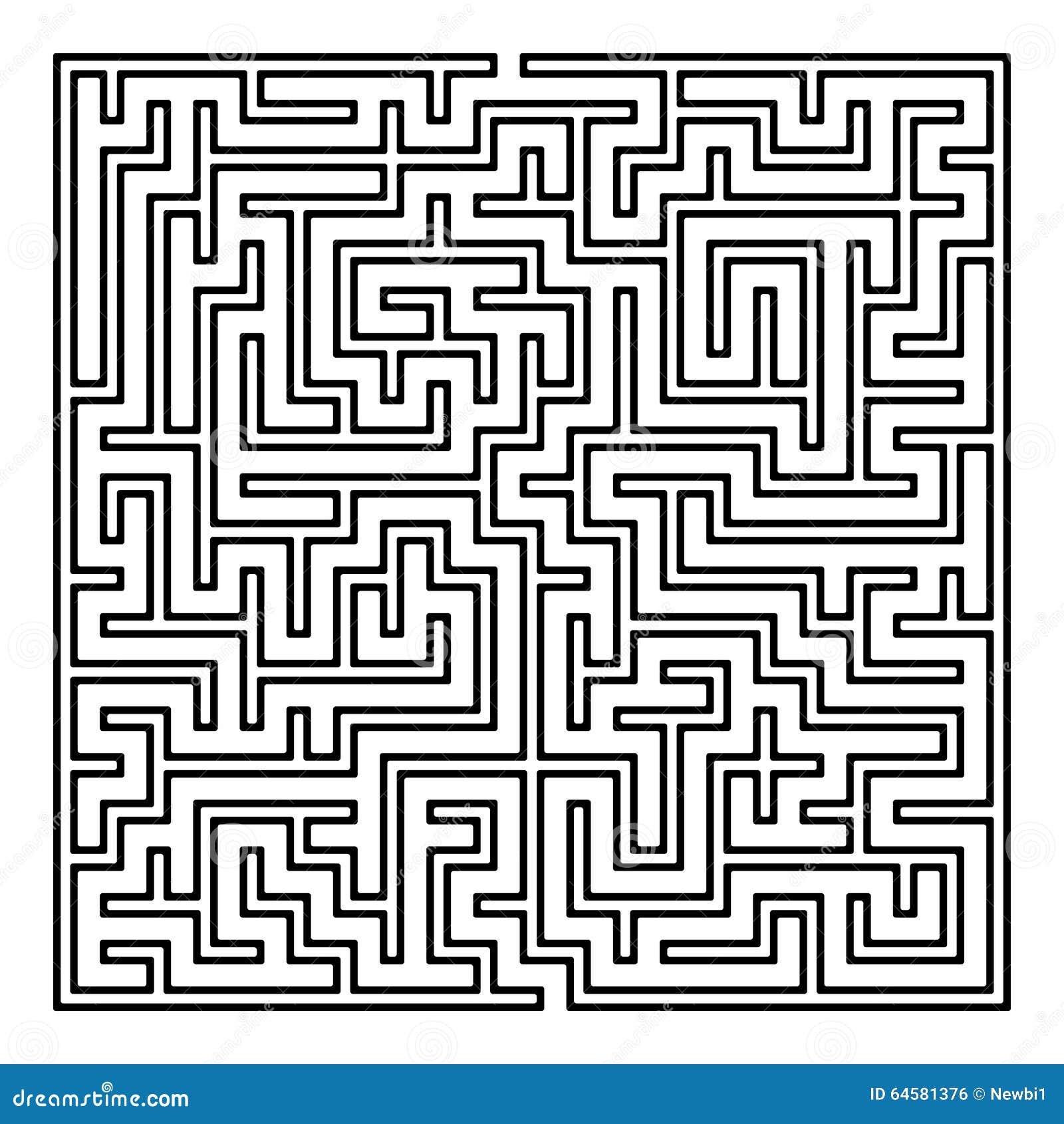 Labirinto Do Vetor Labirinto Com Entrada E Saída Ilustração do Vetor ...