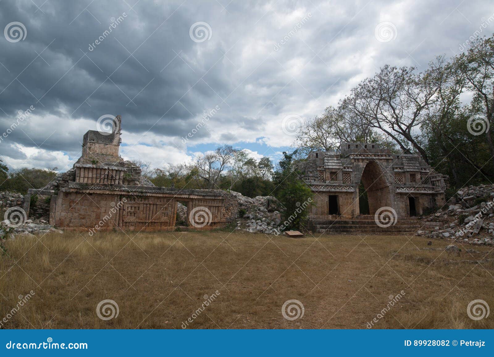 Labna mayan ruins stock photo. Image of mexico, vaulted - 89928082