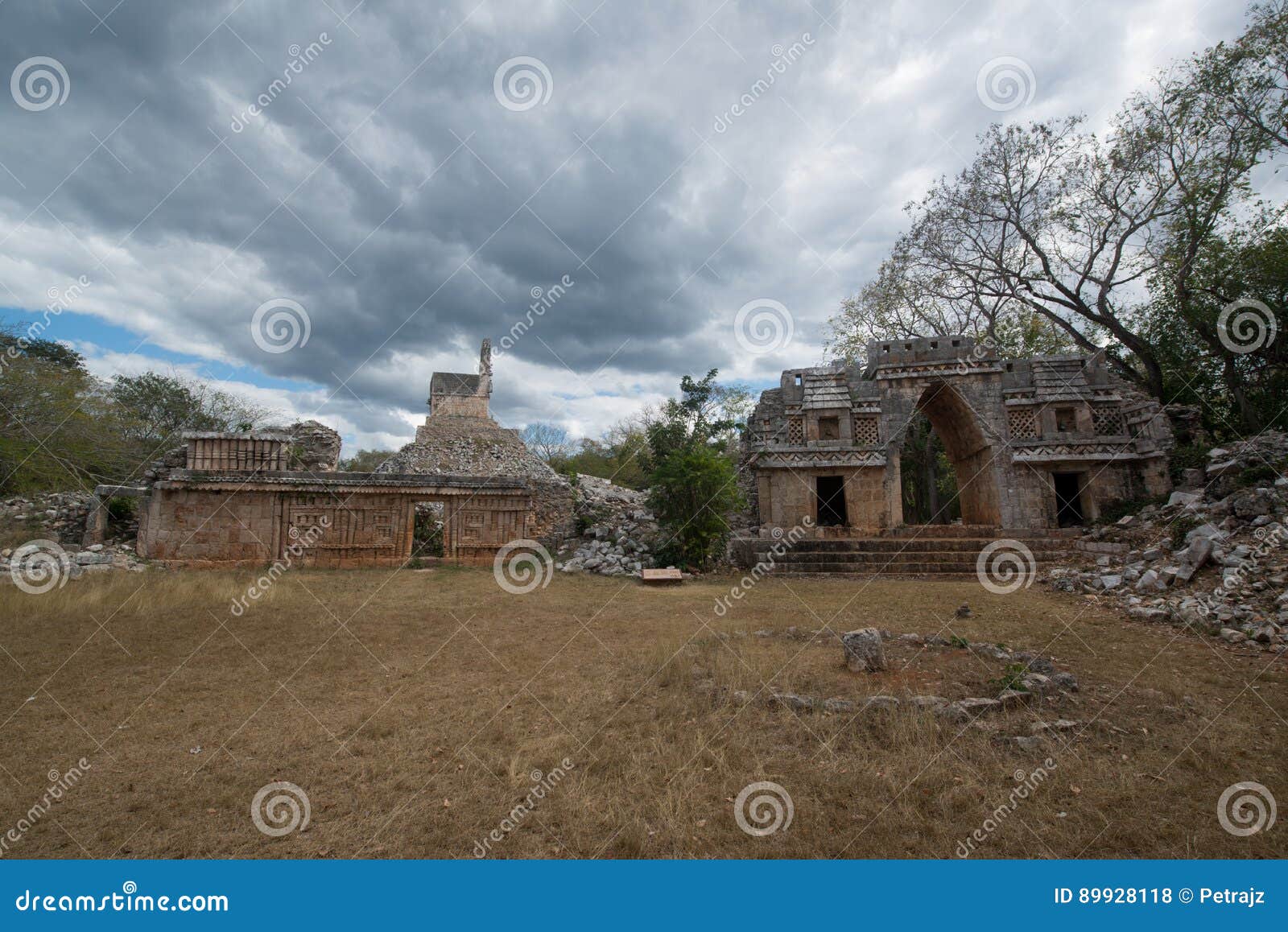 Labna mayan ruins stock photo. Image of architecture - 89928118