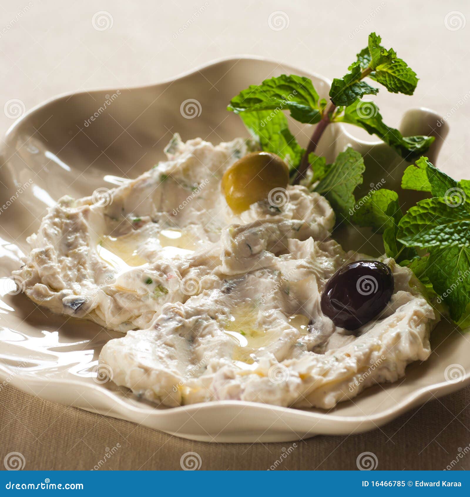 Labneh stock image. Image of mediterranean, east, food - 16466785