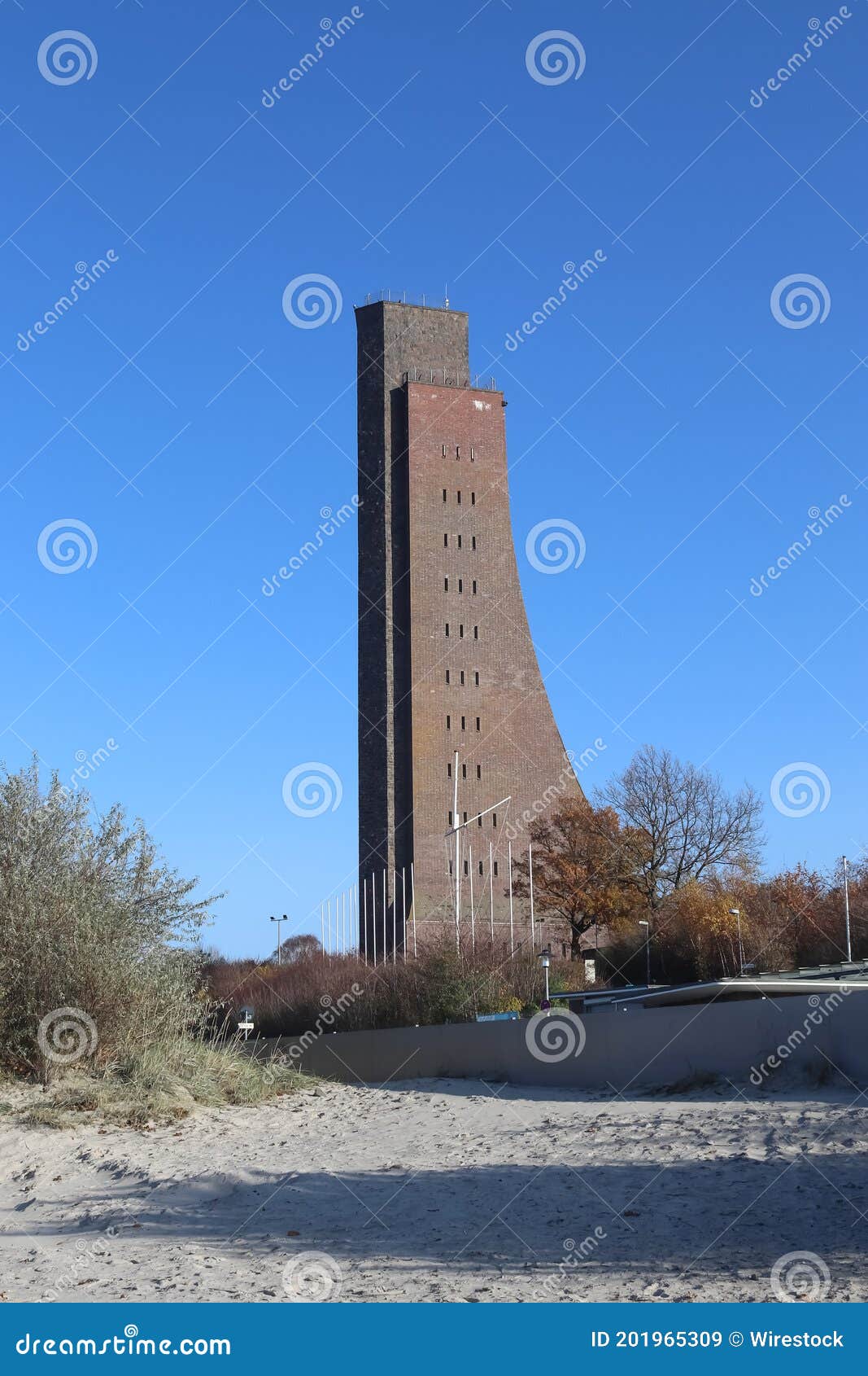 LABOE, GERMANY - Nov 08, 2020: Huge World War Monument at the Beach of ...