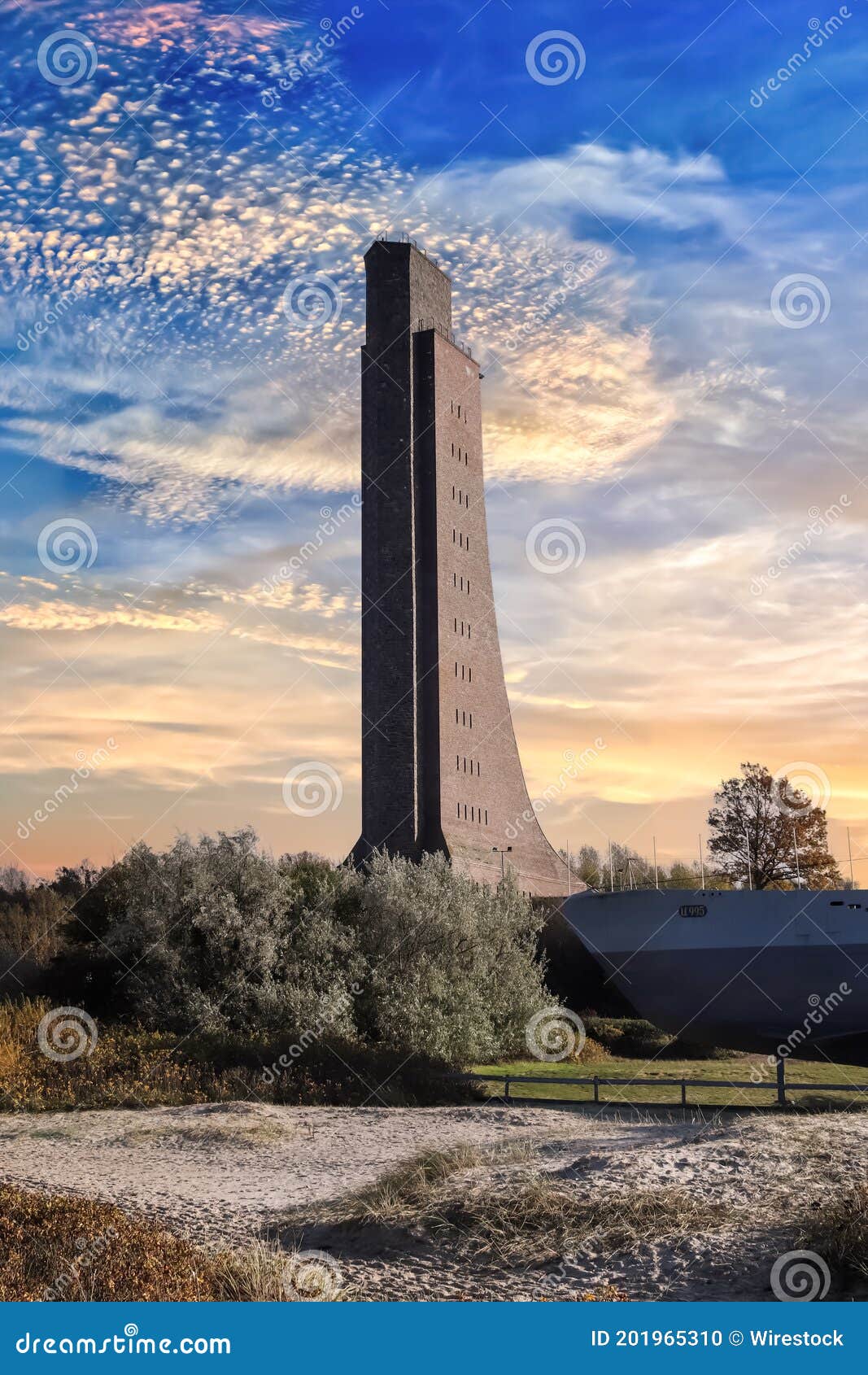 LABOE, GERMANY - Nov 08, 2020: Huge World War Monument at the Beach of ...