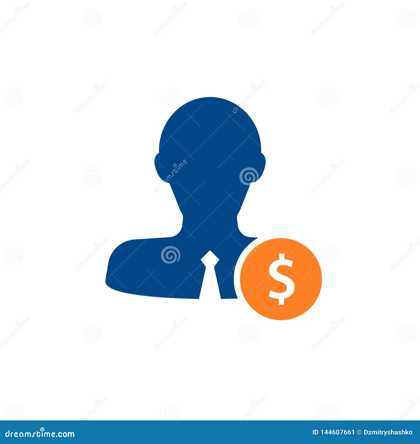 Labor cost concept icon stock vector. Illustration of dollar - 144607661