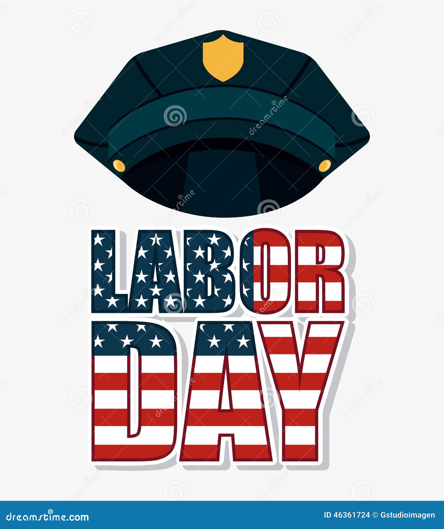 Labor day design stock vector. Illustration of graphic - 46361724