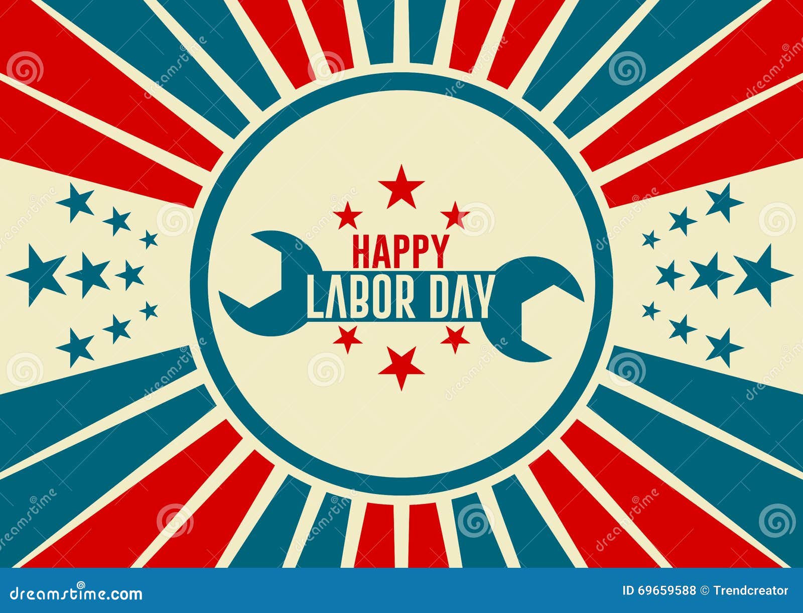 Labor day stock vector. Illustration of festival, discounts - 69659588