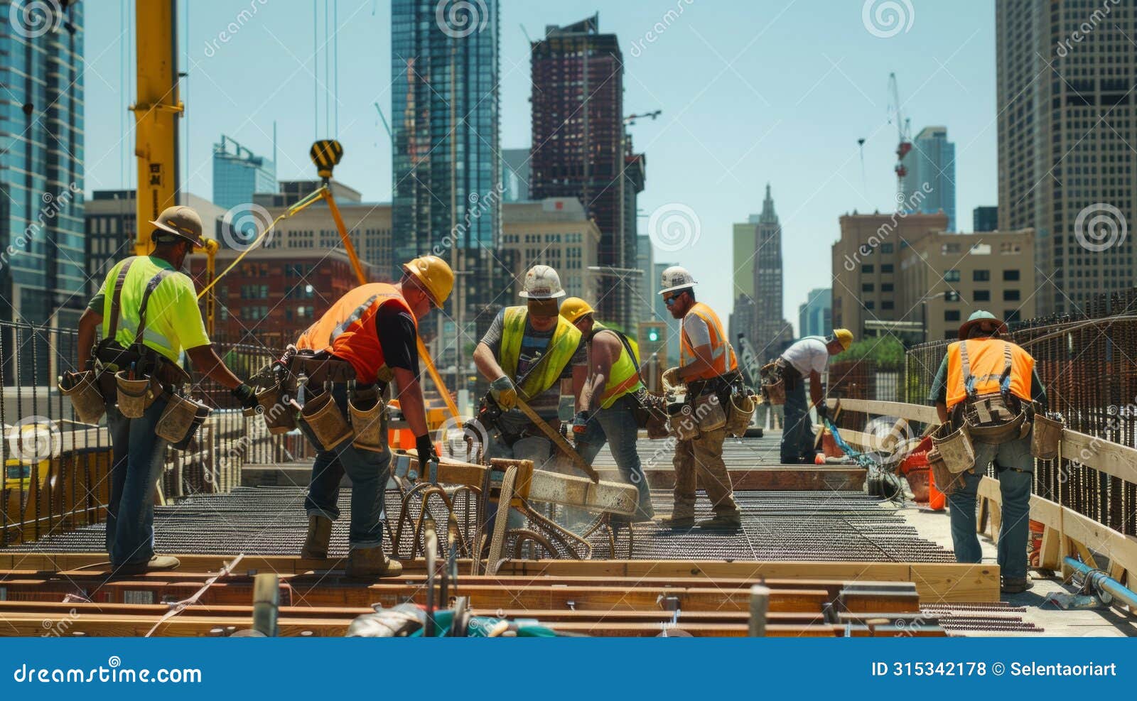 Labor Day Lift: Elevating the Everyday Stock Illustration ...
