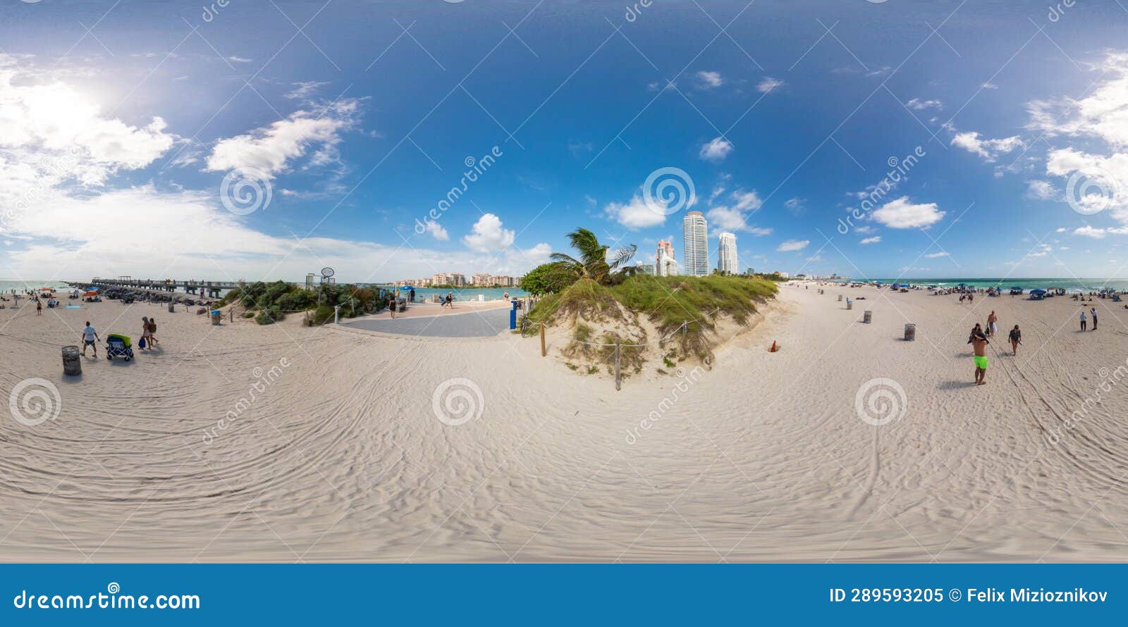 Labor Day in Miami Beach 2023 Shot with a 360 Camera Equirectangular ...