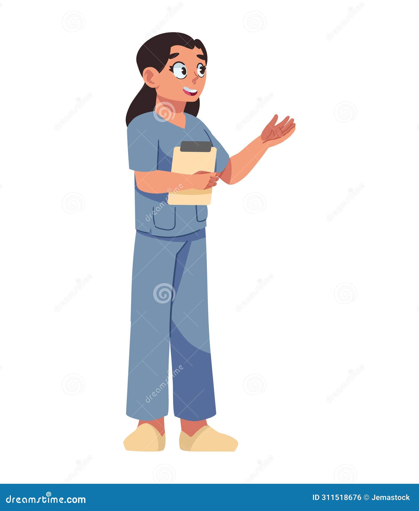 Labor day nurse stock vector. Illustration of labor - 311518676