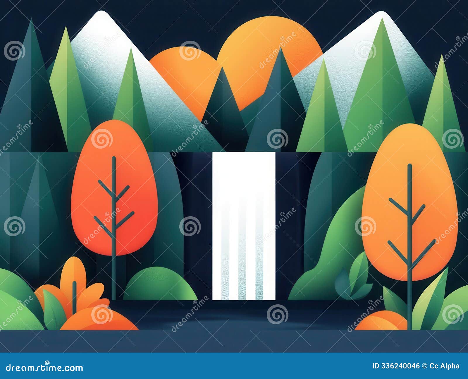 Scenic Labor Day Nature Background Showcasing A Serene Lakeside Setting ...