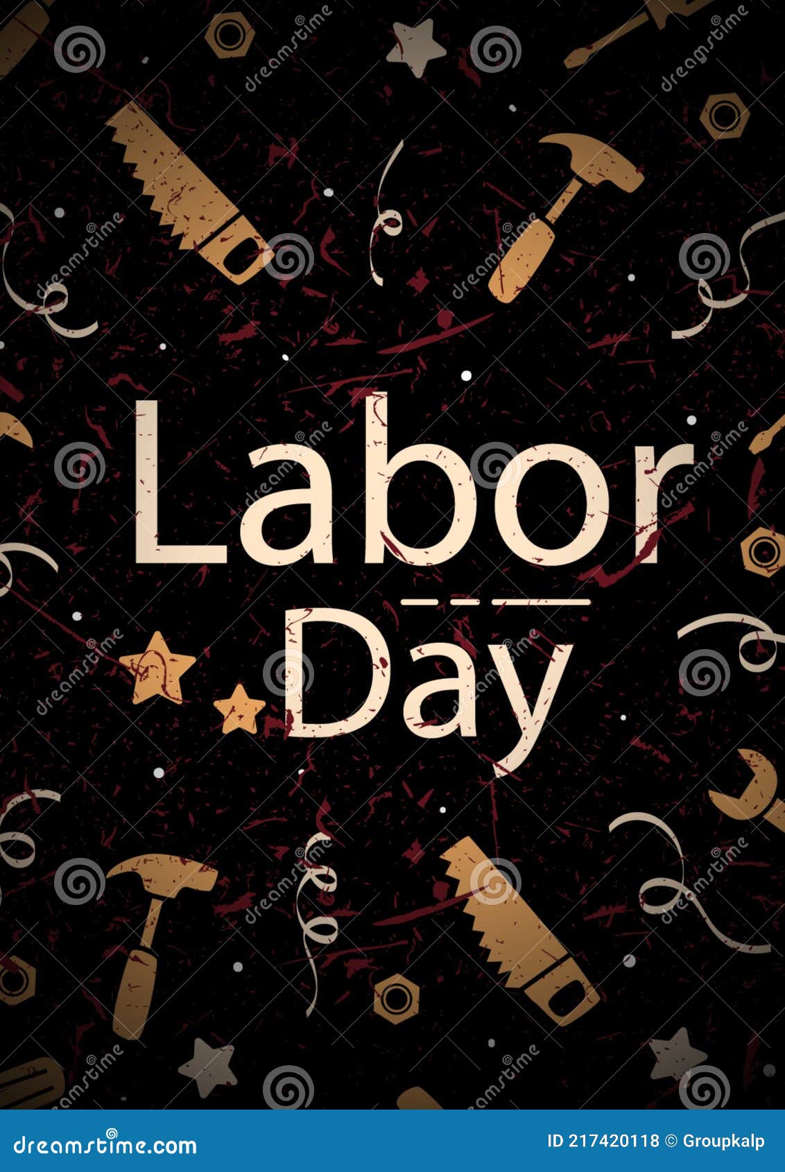 Labor Day Full High Quality Illustration Stock Illustration ...