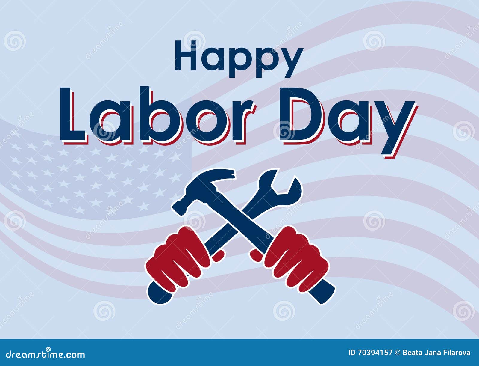 Labor Day vector stock vector. Illustration of graphic - 70394157