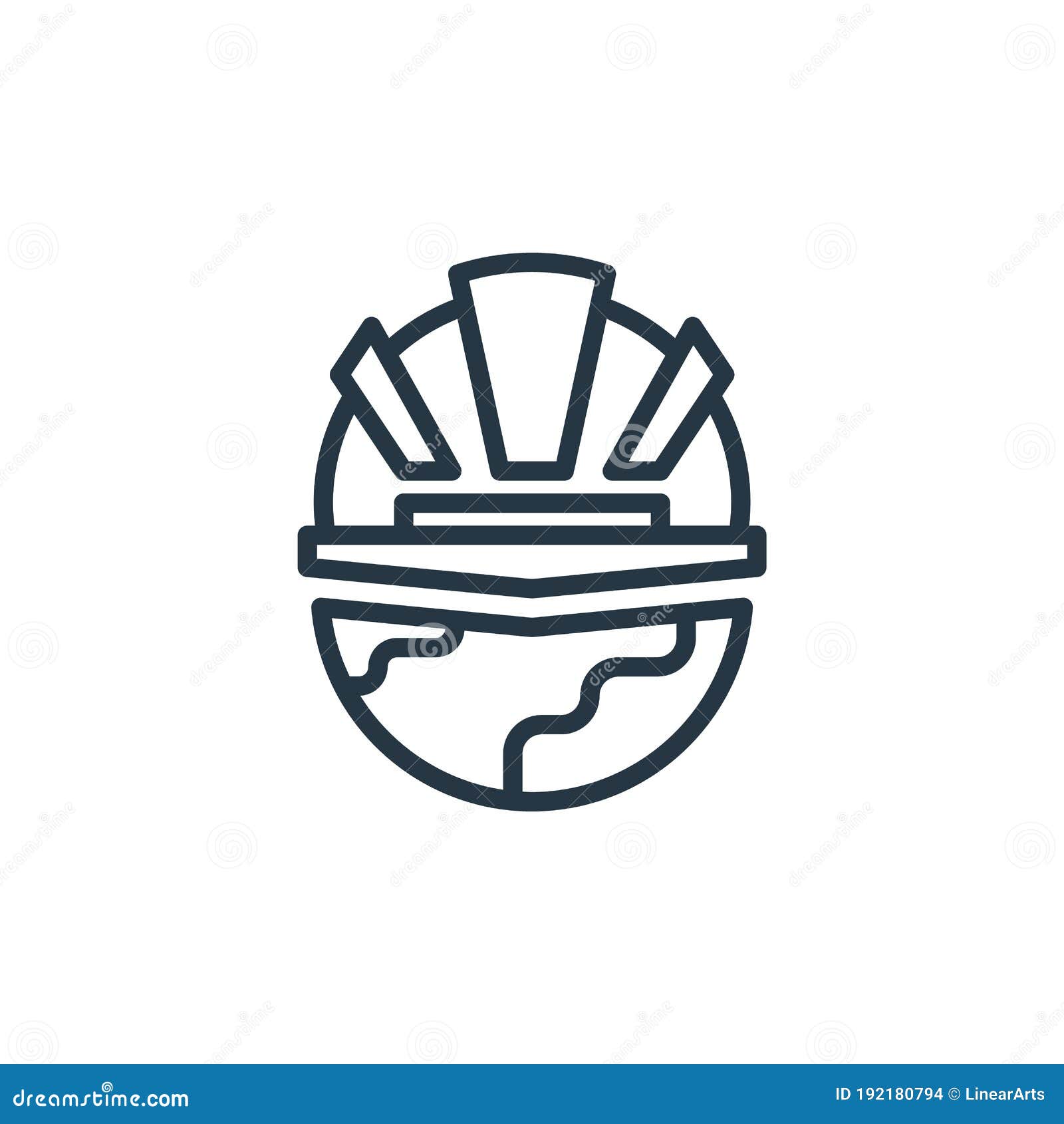 Labor Icon Vector from Labour Day Concept. Thin Line Illustration of ...