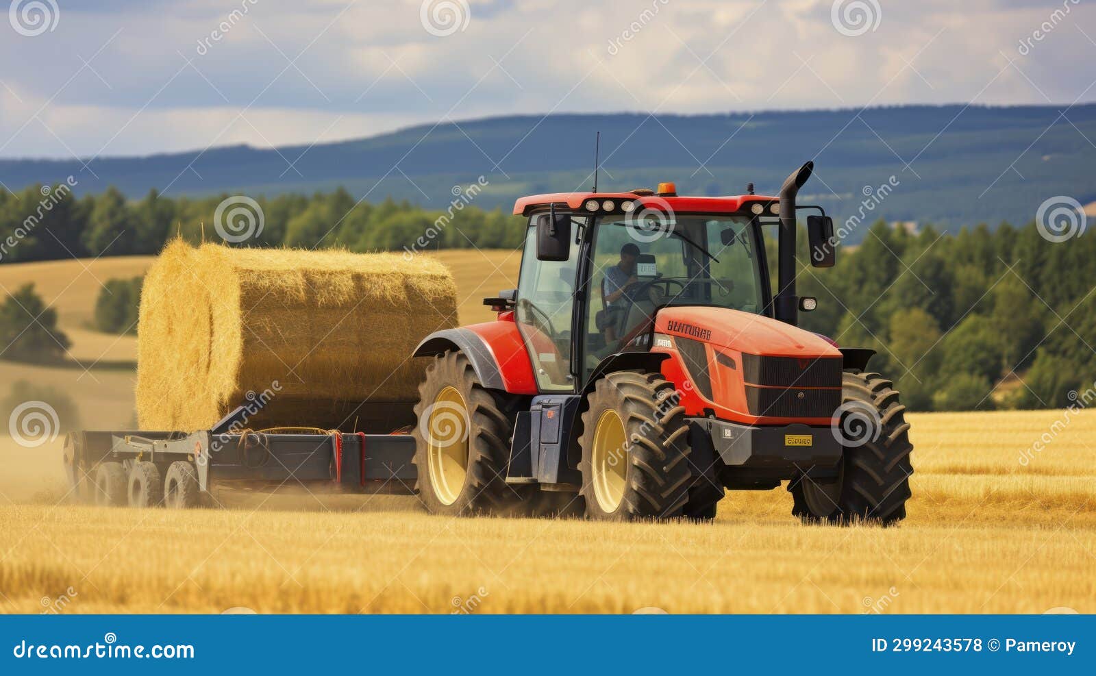 The Labor-Intensive Process of Collecting and Storing Straw Bales ...