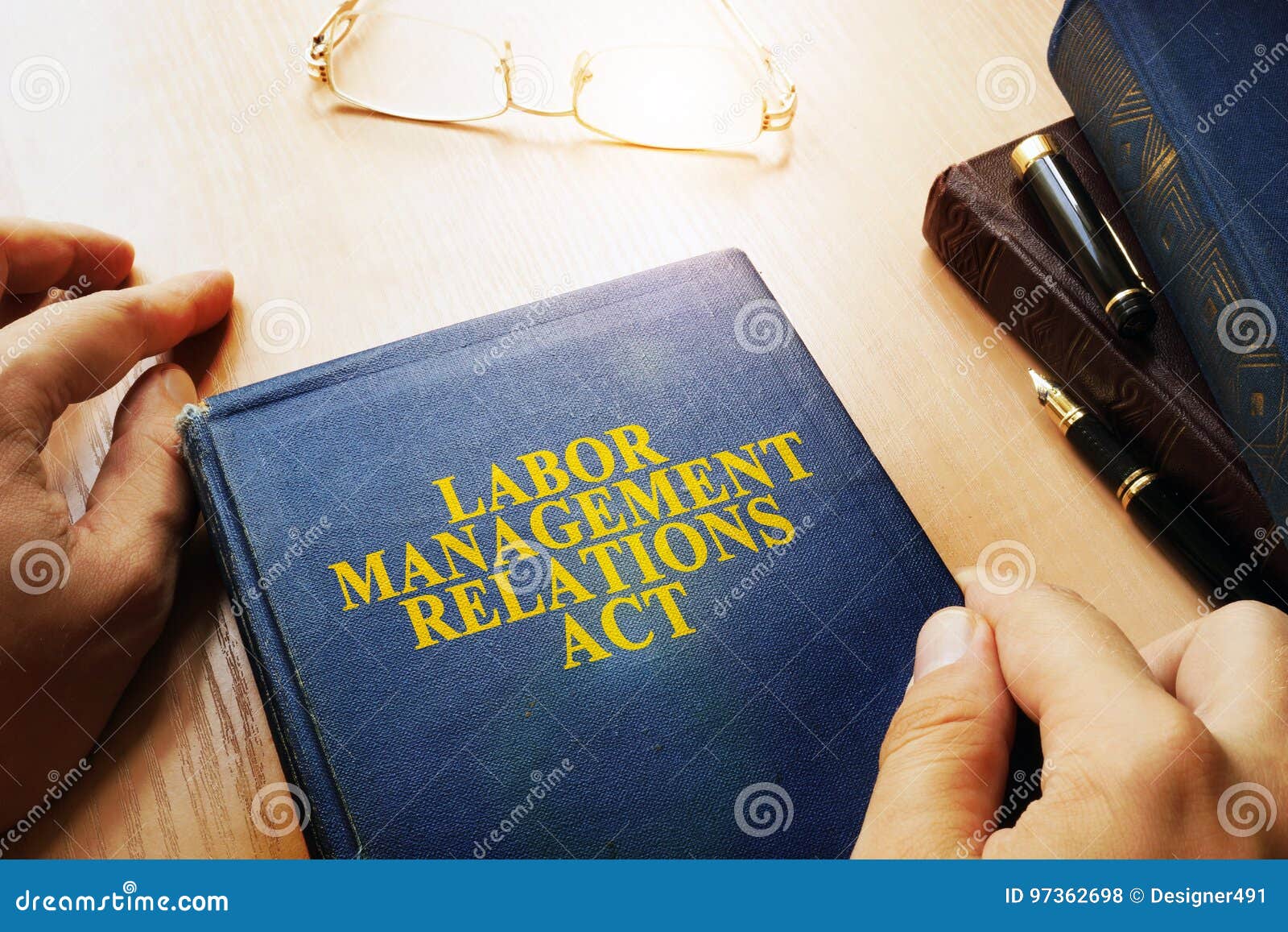 The Labor Management Relations Act LMRA. Stock Photo - Image of ...