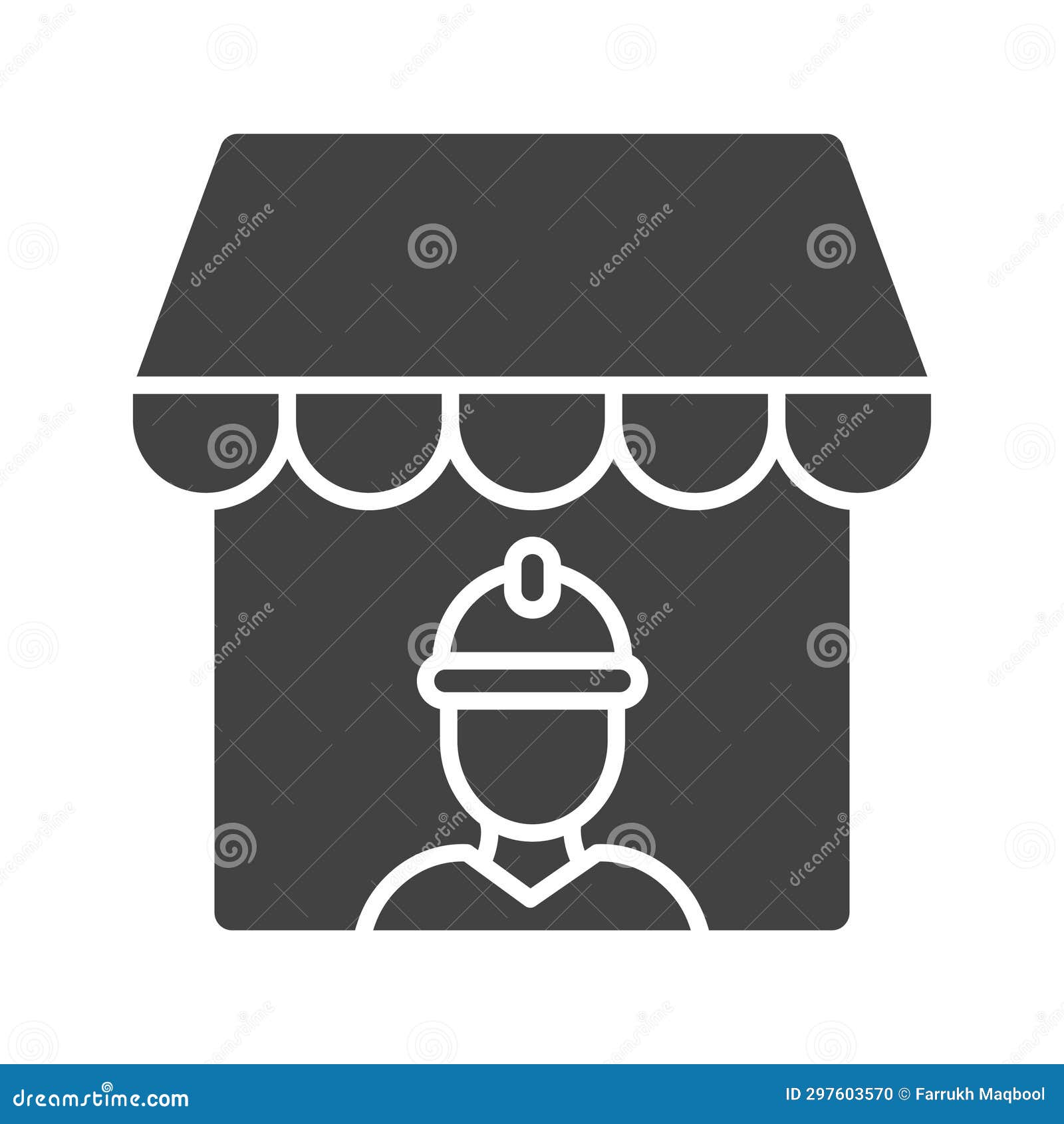 Labor Market Icon Vector Image. Stock Vector - Illustration of ...