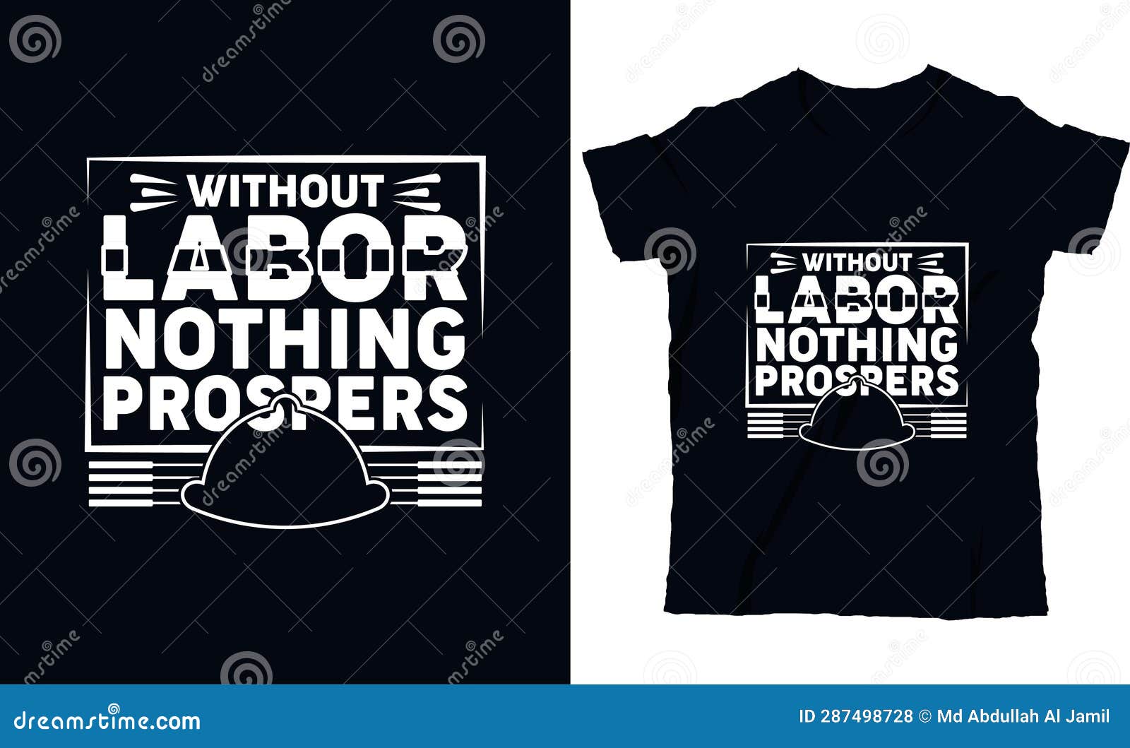 Without Labor Nothing Prospers Stock Illustration - Illustration of ...