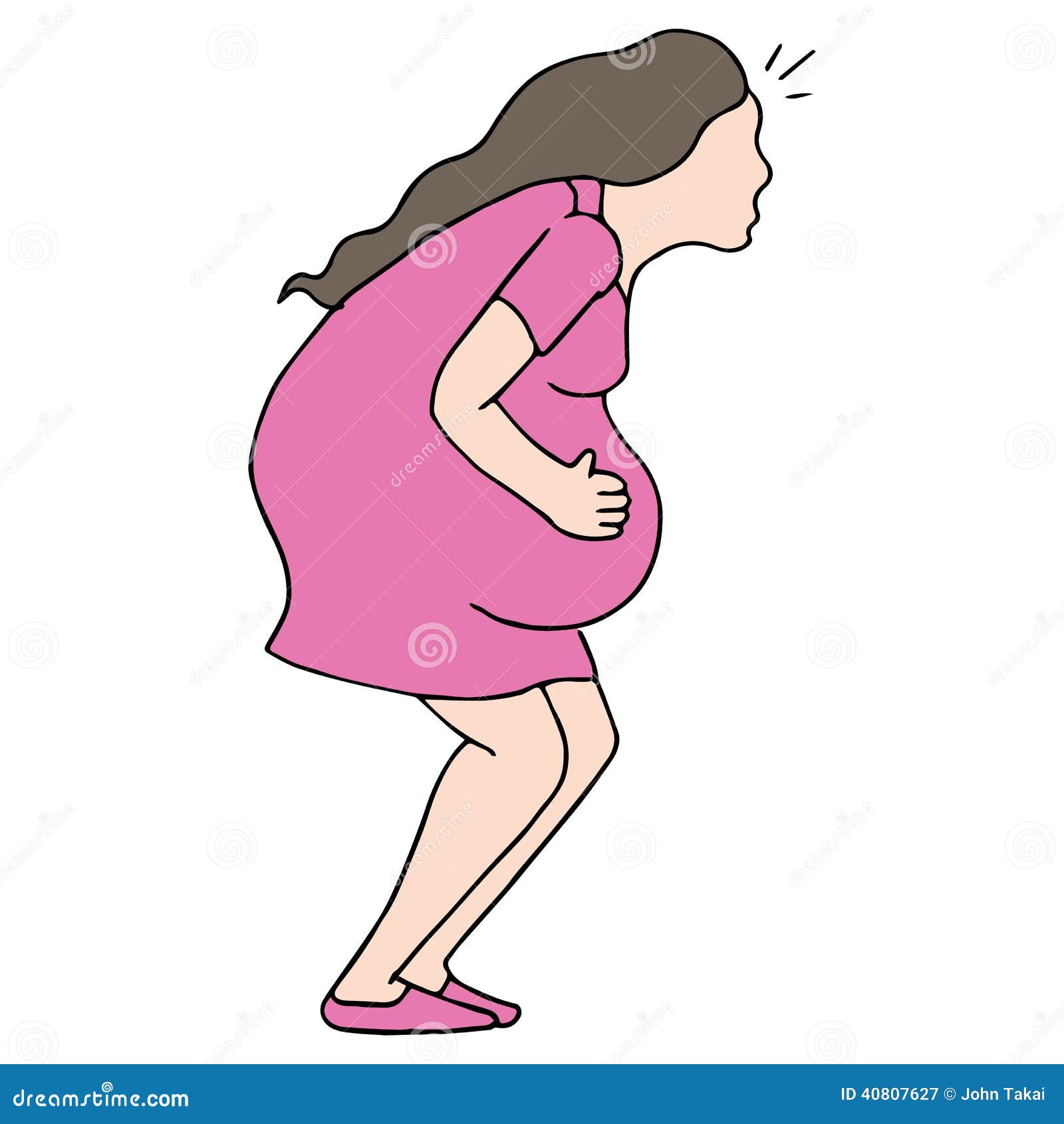 Labor Pains stock vector. Illustration of baby, labor - 40807627