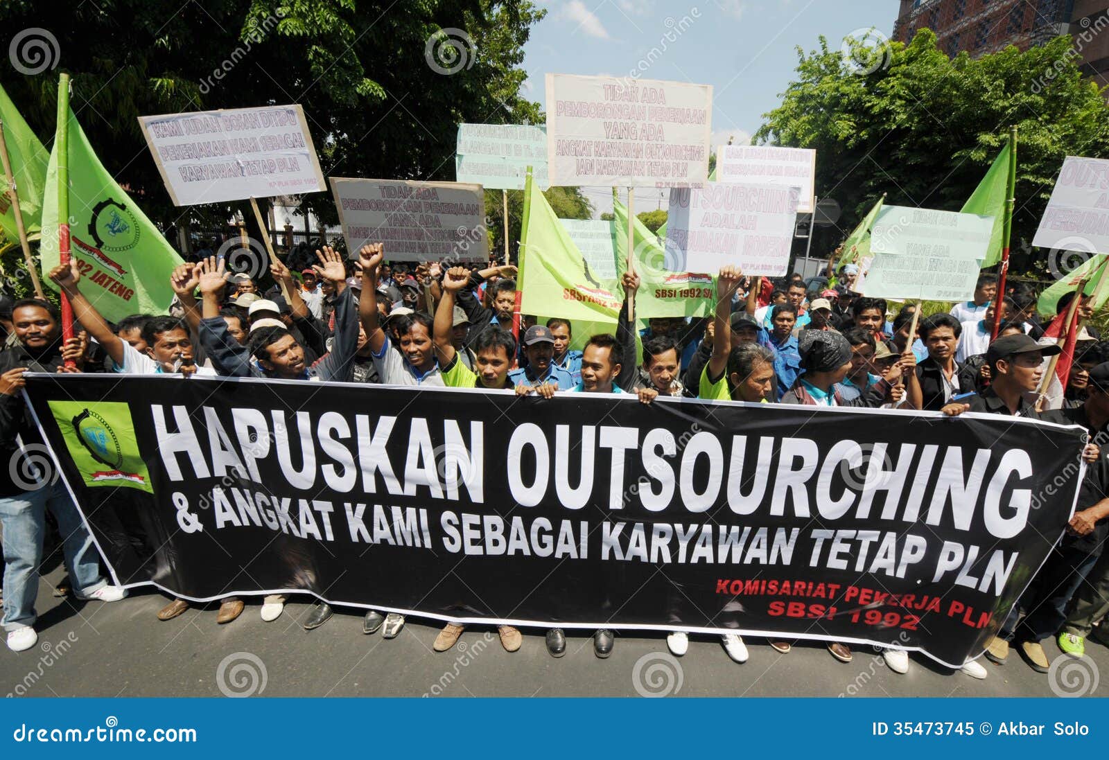 Labor protest editorial image. Image of company, central - 35473745