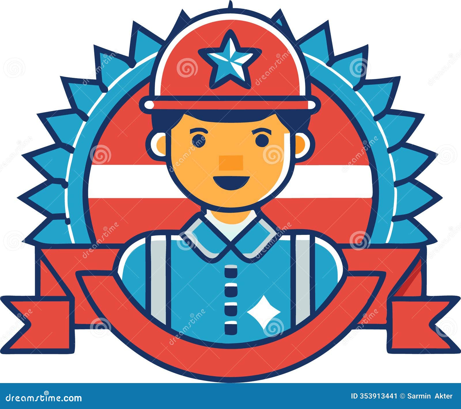 Labor Symbol Icon. Labor Day Concept Vector Illustration Stock Vector ...