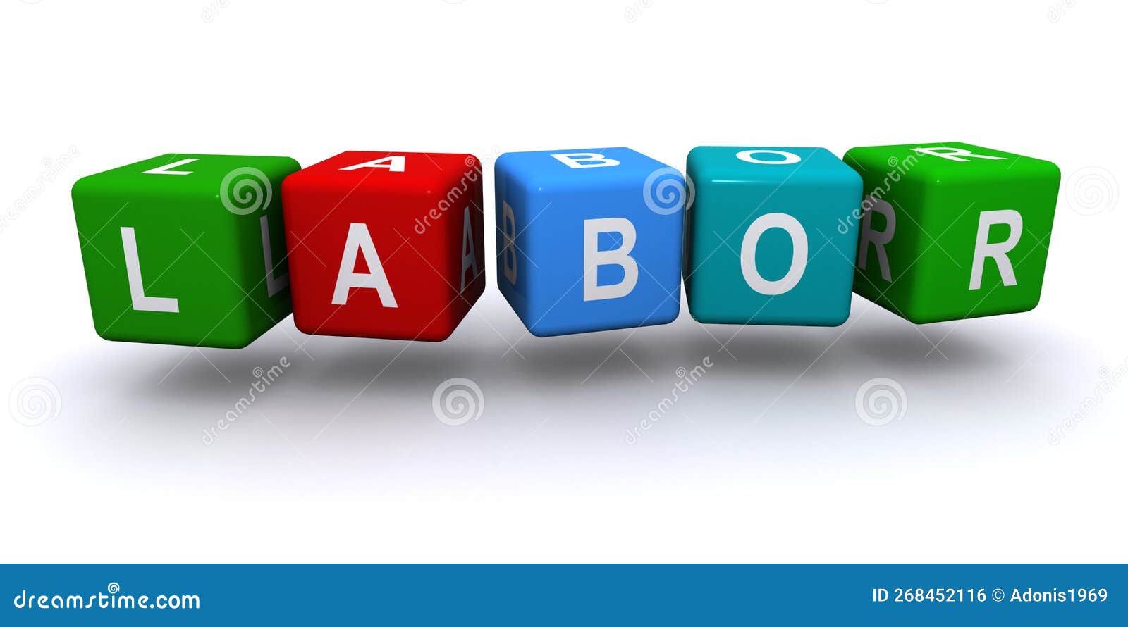 Labor word block on white stock illustration. Illustration of isolated ...