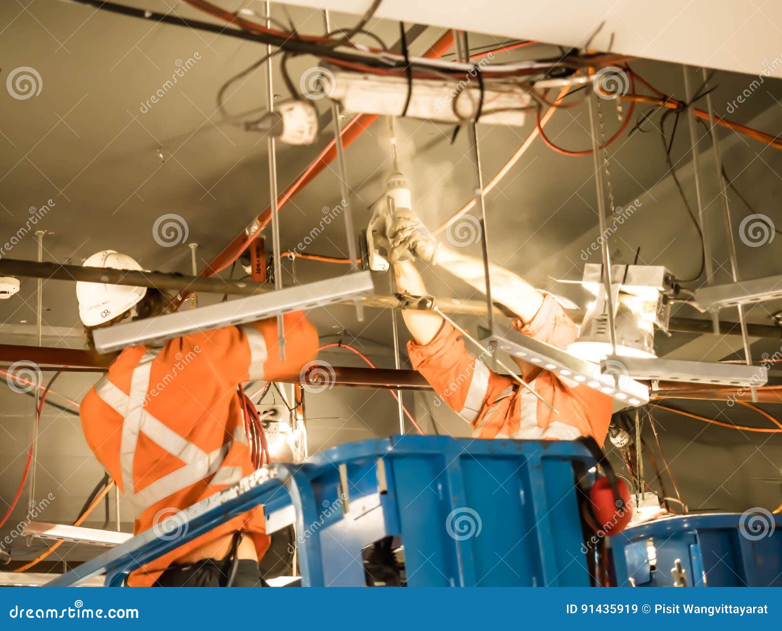 Labor Worker and Engineer Team Work in Sydney Stock Image - Image of ...