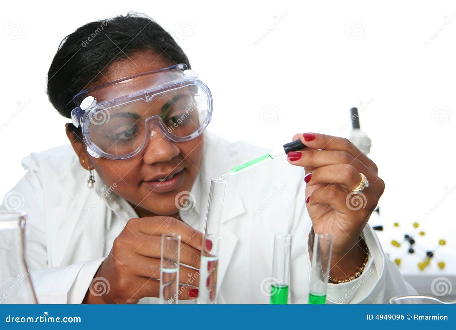 Laboratoire de chimie photo stock. Image du médecine, échantillon - 4949096