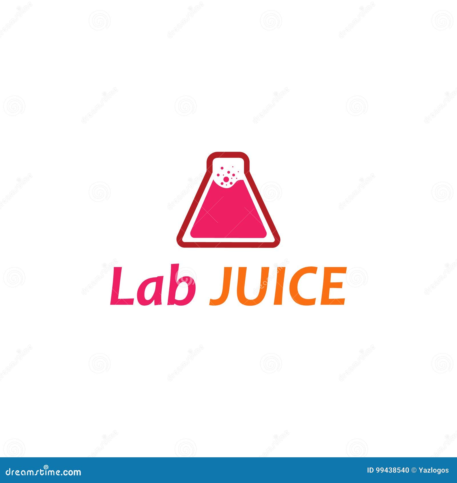 Laboratoire Juice Logo illustration de vecteur. Illustration du chaux ...