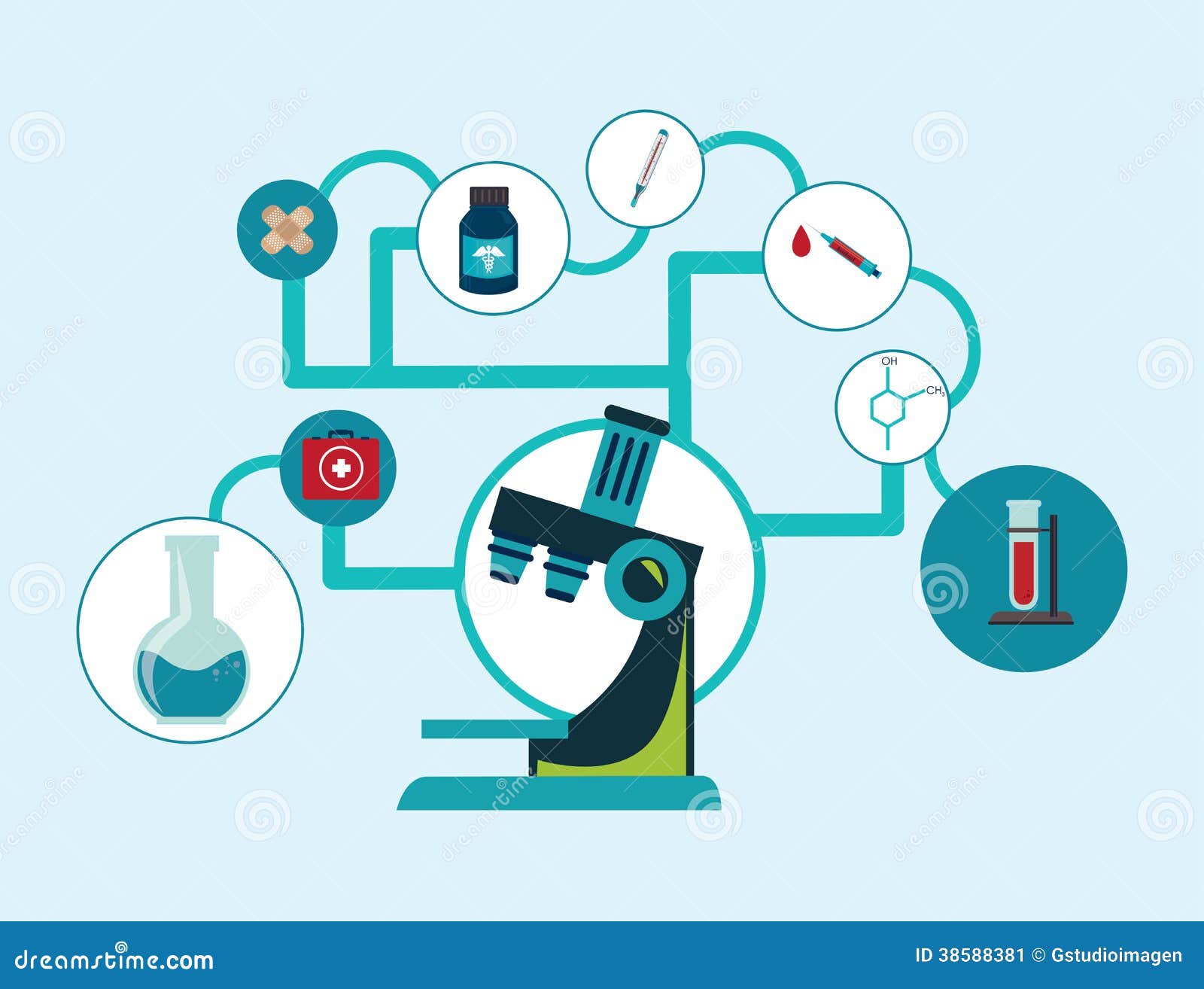 Laboratorie graphic stock vector. Illustration of circles - 38588381