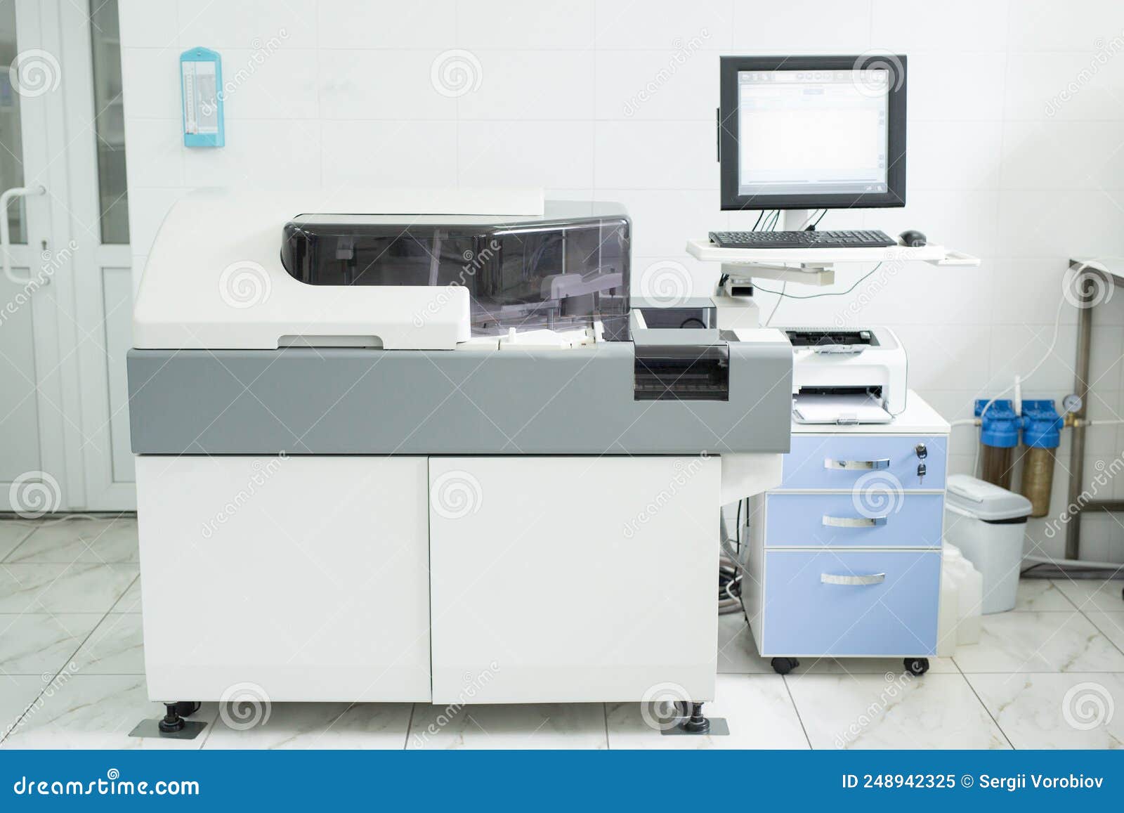 Laboratories with Automatic Biochemical Analyzer. Medical Laboratory ...