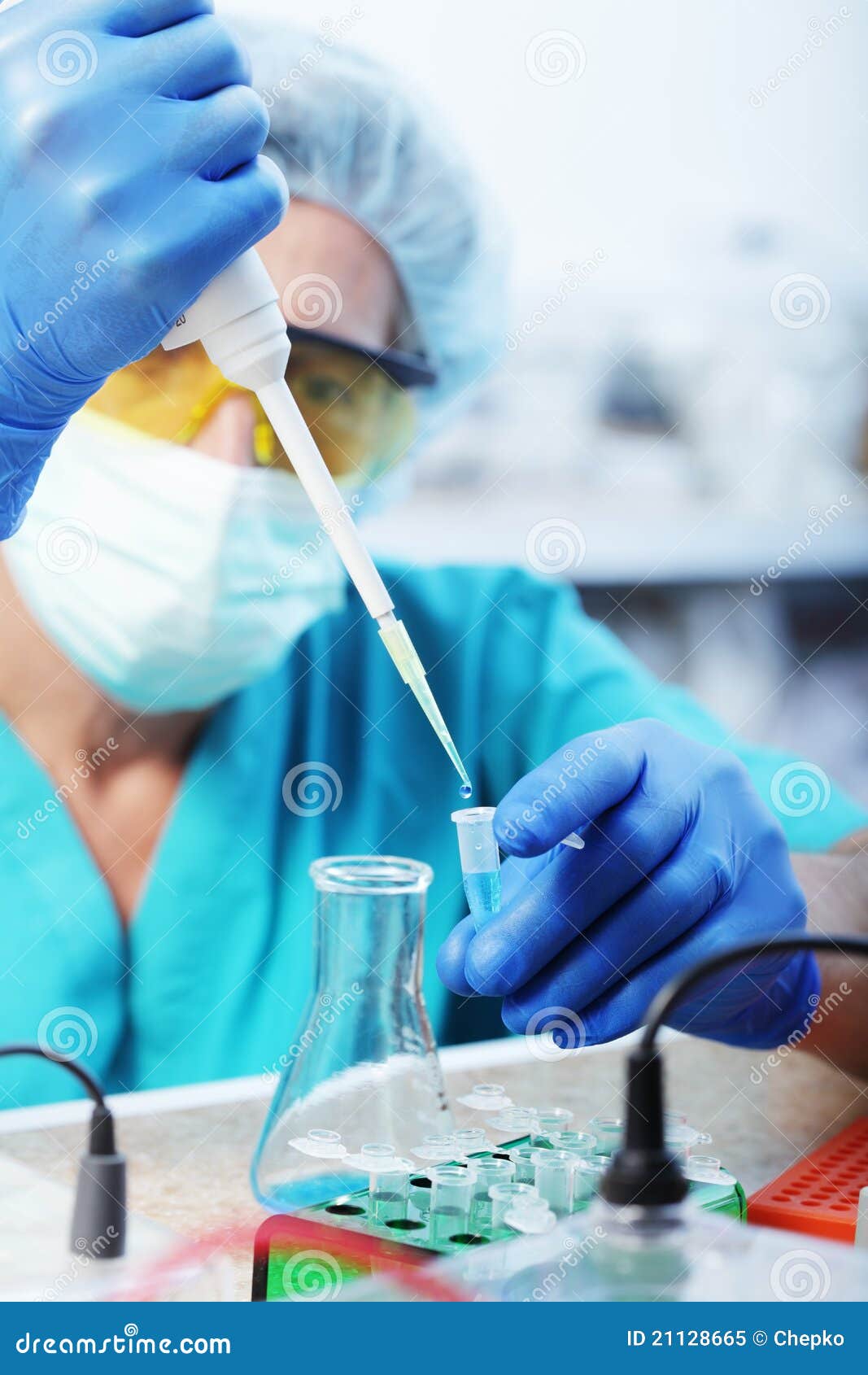 Laboratories experiment stock image. Image of biochemistry - 21128665
