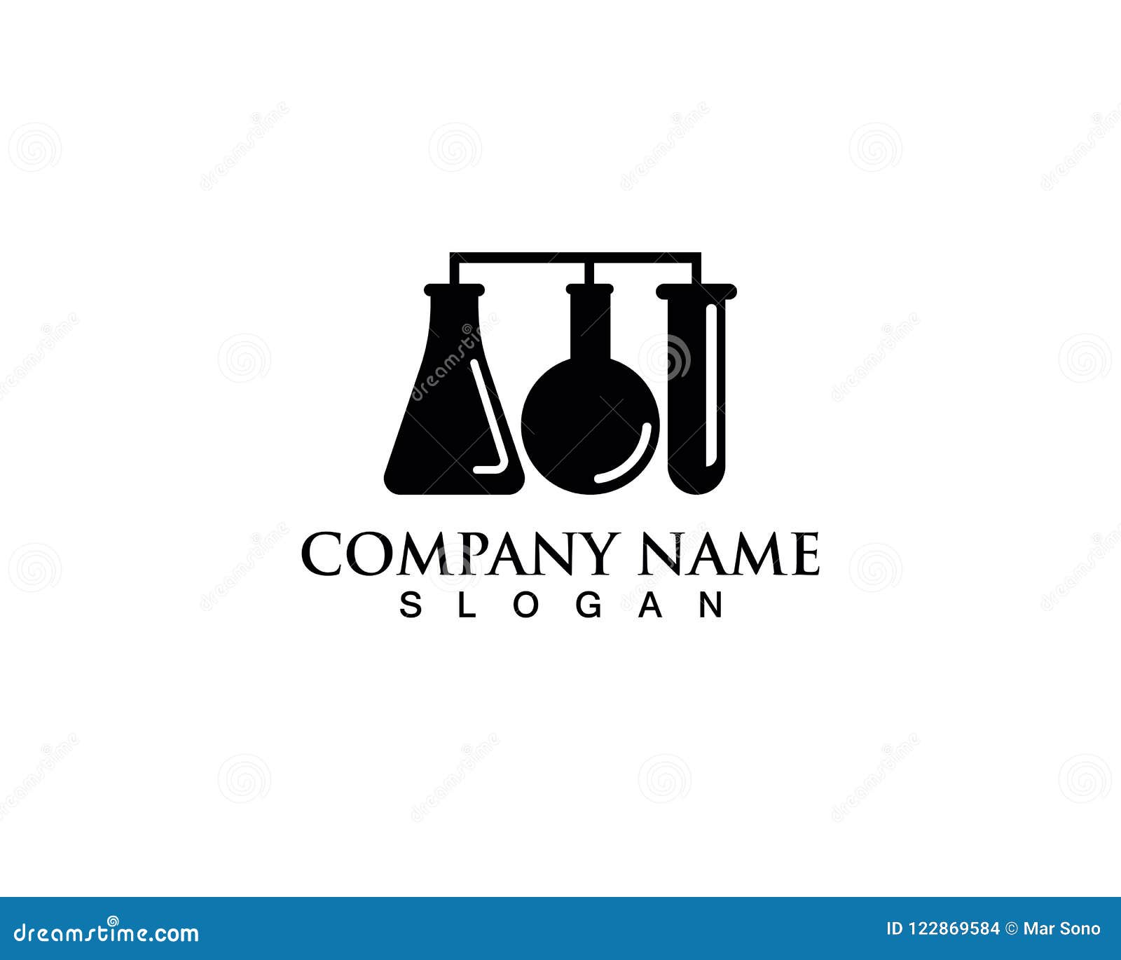 Laboratorium Logo and Symbols Vector Lab Stock Illustration ...