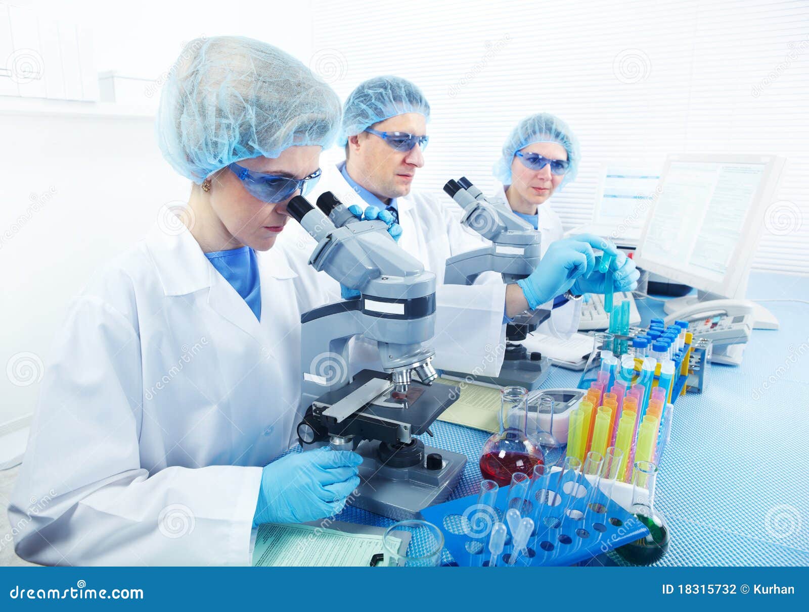 Laboratory stock photo. Image of person, instrument, biology - 18315732