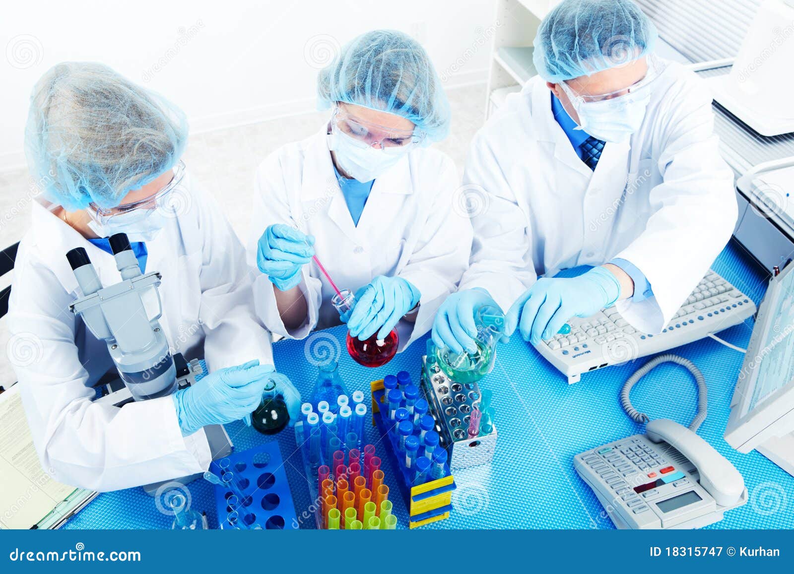 Laboratory stock image. Image of observation, human, biochemistry ...